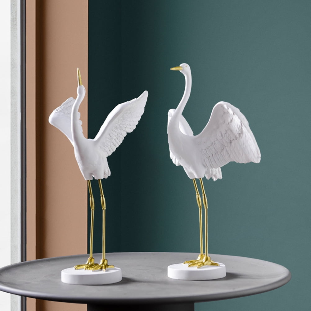 FOMIYES Study Room Crane Ornament 1PC 31.5X14.5X9CM Multi Color Resin ...