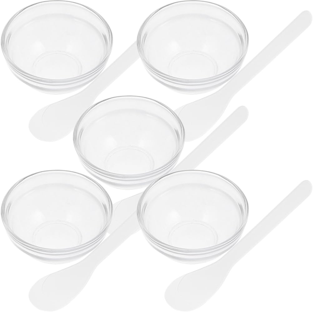 FOMIYES Terrarium 5 Sets STF9 Facial Masks Mixing Bowl Set Glass ...