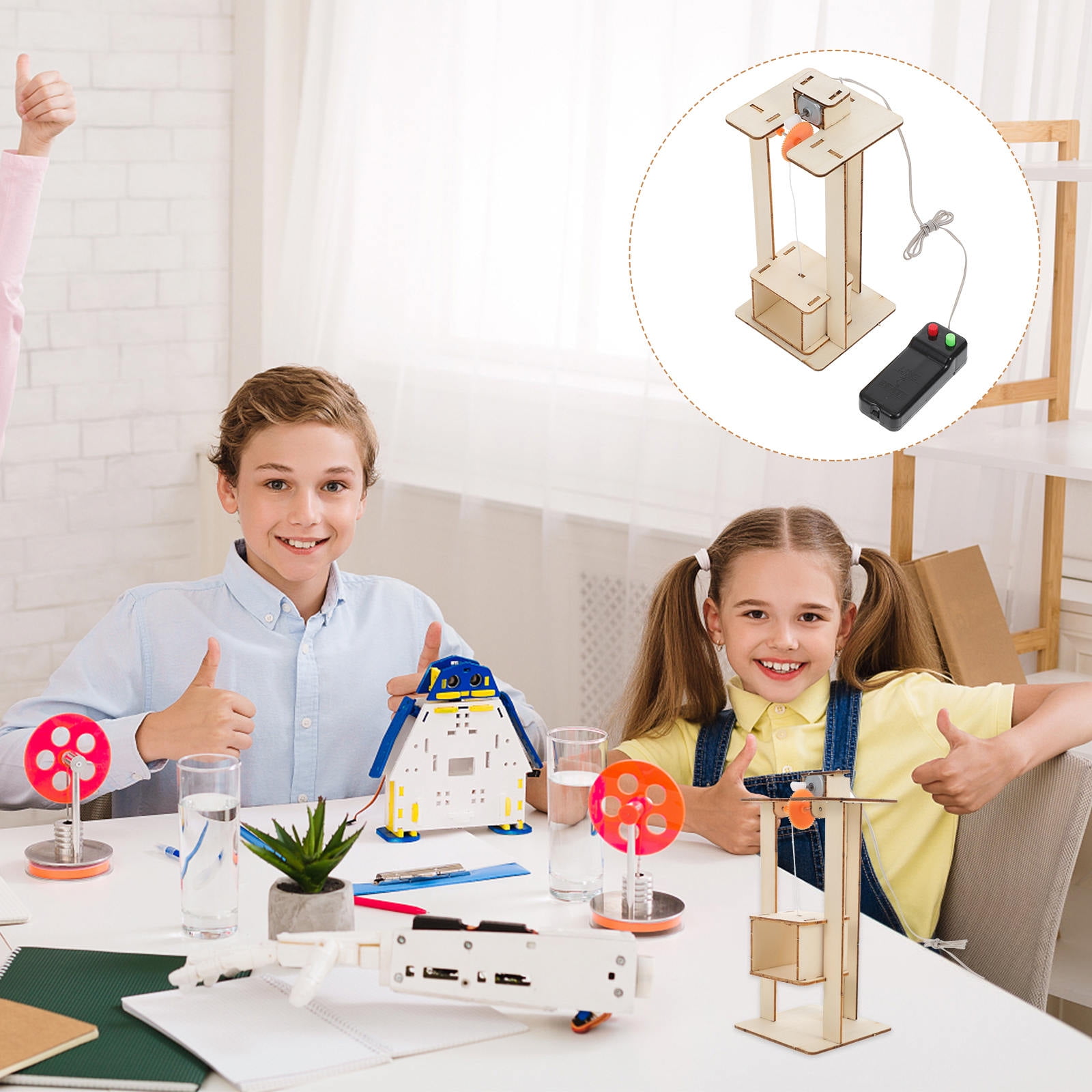 FOMIYES Toy Elevator Kit Education Learning Models Child - Walmart.com