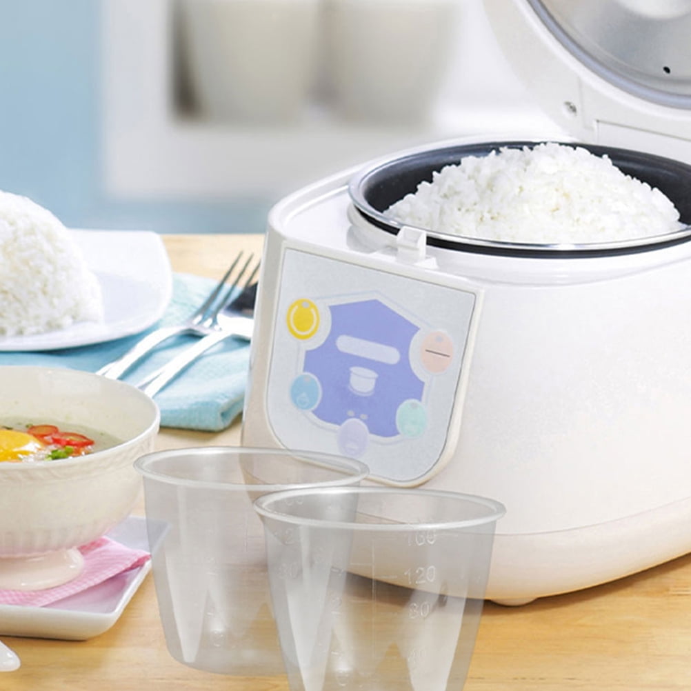 FOMIYES Transparent Plastic Rice Measuring Cup with Accurate Scale for ...