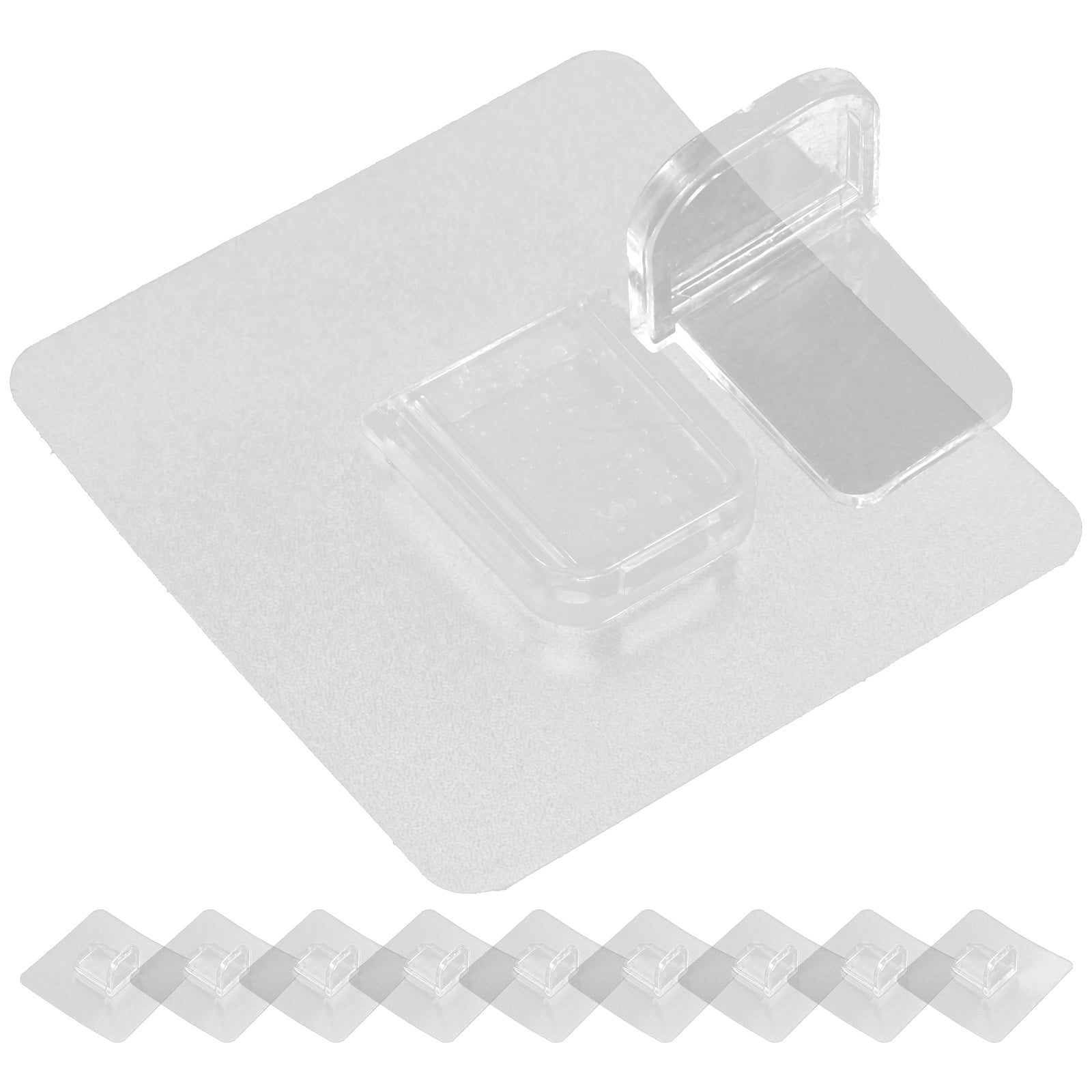 FOMIYES Shelf Support Clips Clear 10Pcs 6.7In Square Plastic - Walmart.com