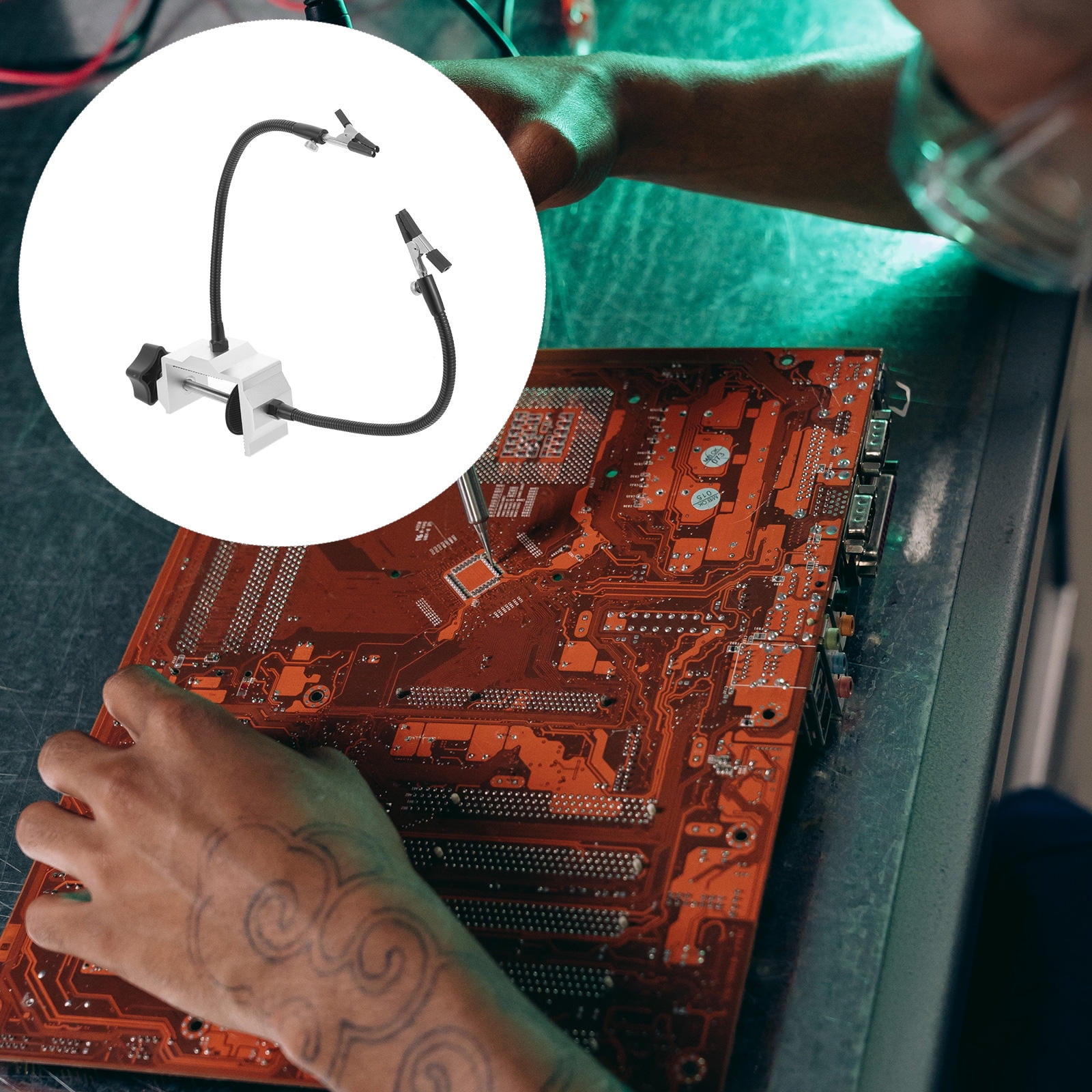 FOMIYES Welding Hand Clamp 2-claw Tool Holder for Soldering Station ...