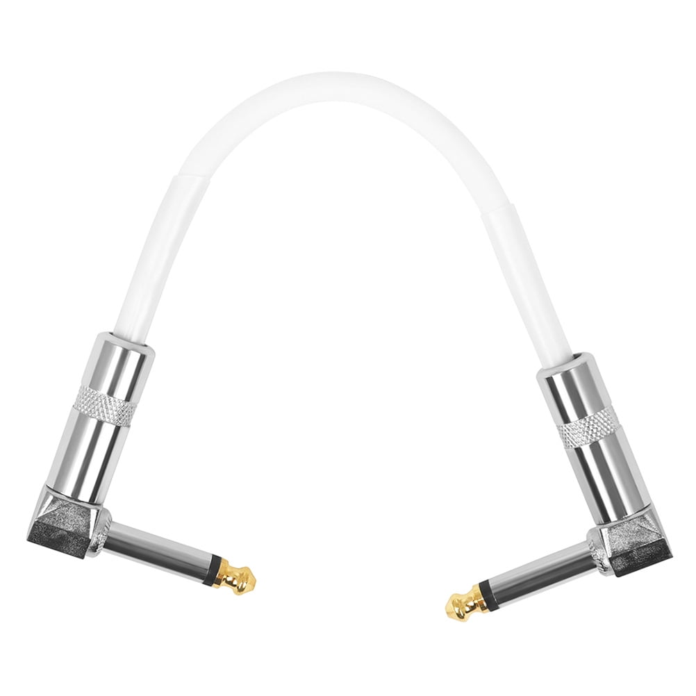 FOMIYES White Guitar Adapter Cable for Electric Guitar Use with Noise ...