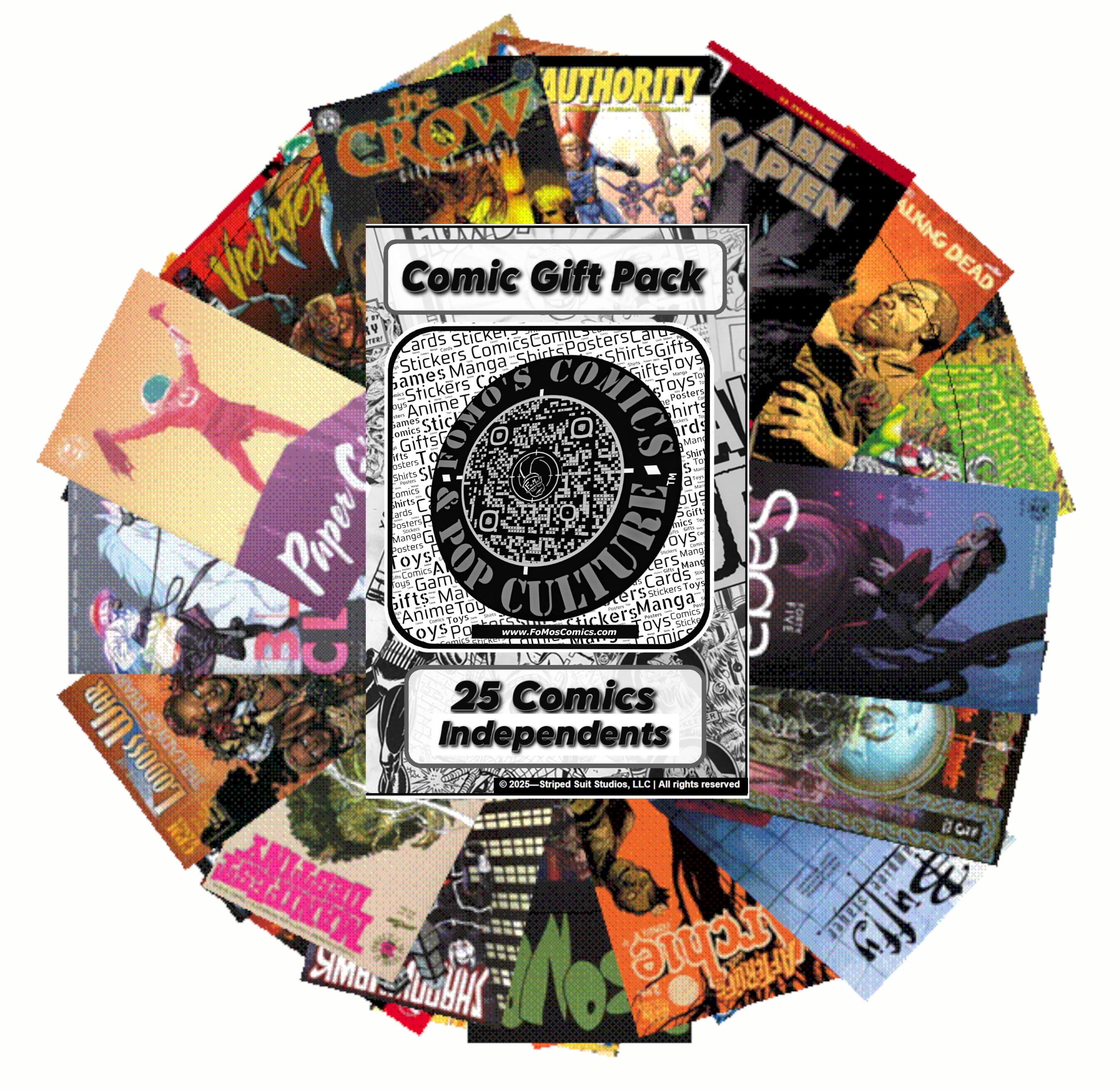 FOMO's 25 Comic Book Collection Pack - All Independent Comics - Walmart.com