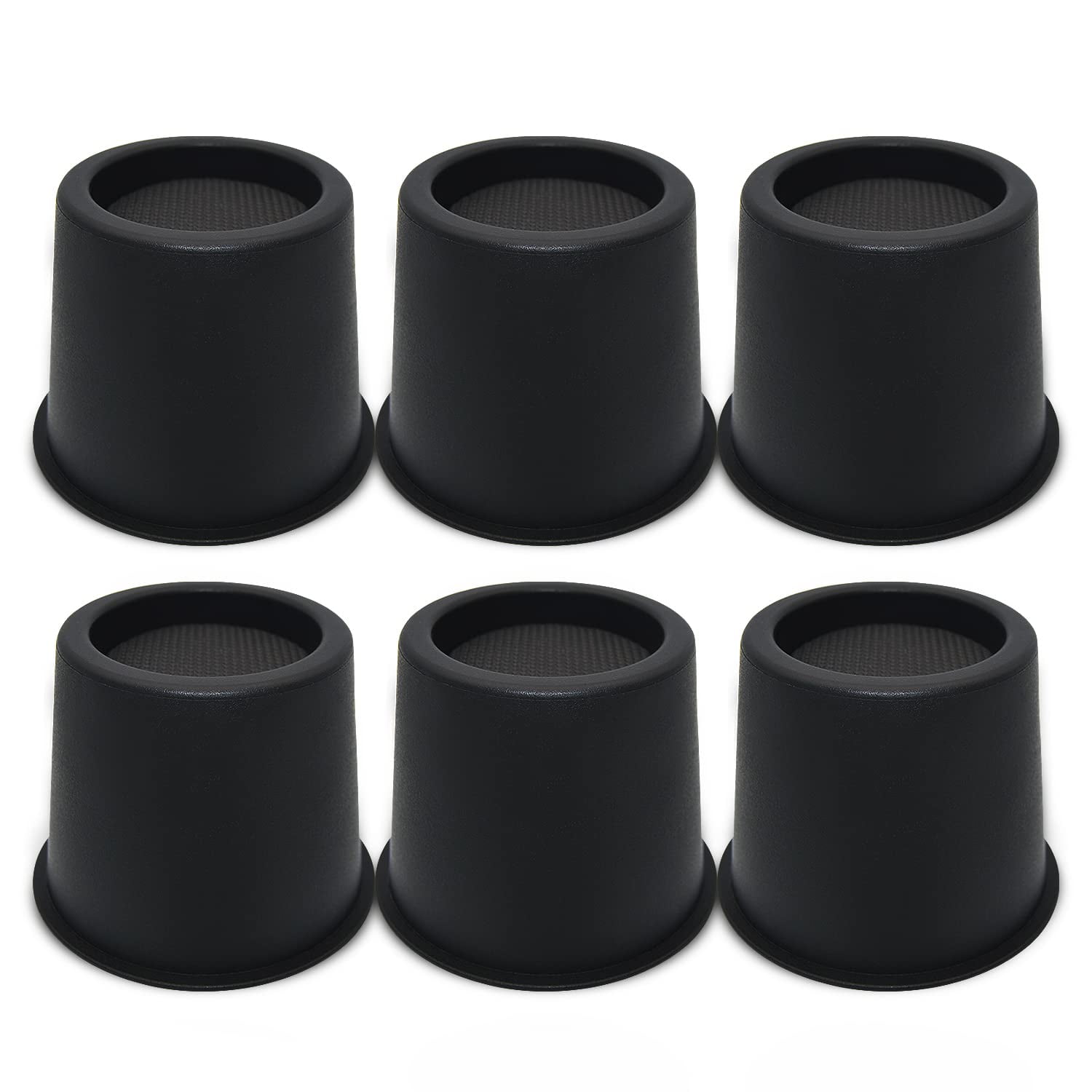 FONDDI 4 Inch Bed Risers Heavy Duty Round Set of 6 Lifts up 325 Inch ...