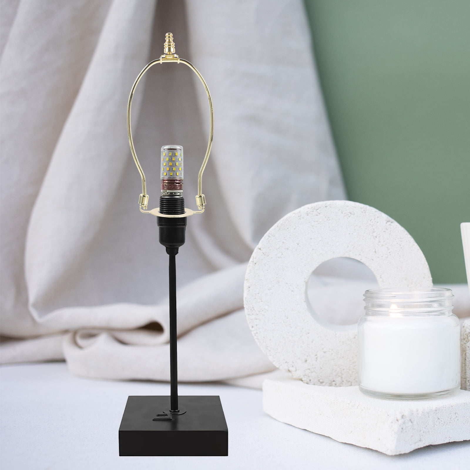 FONDOTIN 1 Pair Lamp Shade Harp Holder Kit for Desk Lamp Repair Diy ...