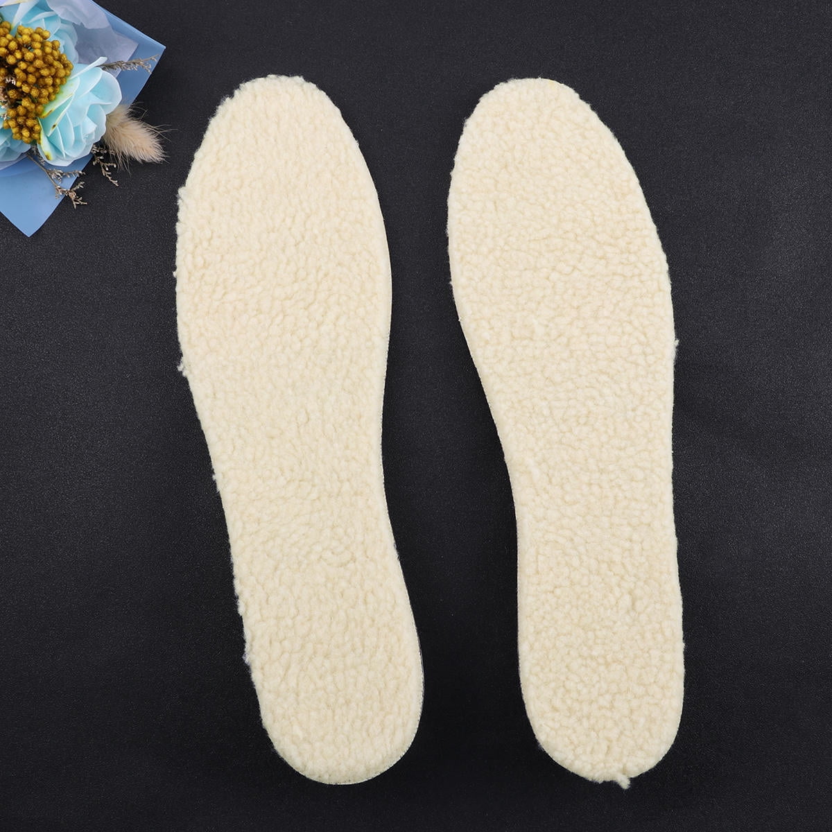 FONDOTIN 1 Pair Shoe Height Inserts for Women and Men EVA Wool Cotton ...