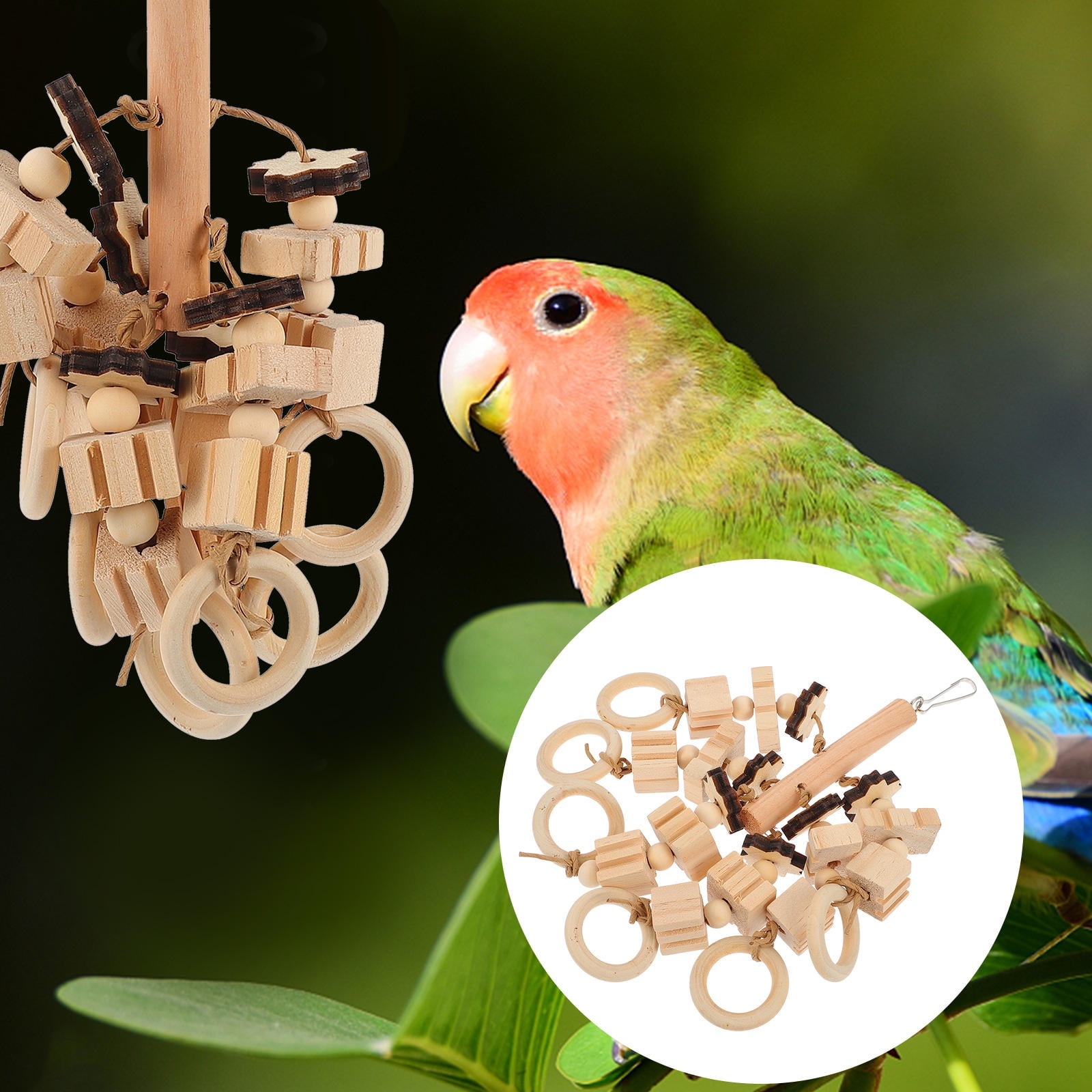 FONDOTIN 1 Pc Parrot Bite Toy Crafted from Synthetic Material for Bird ...