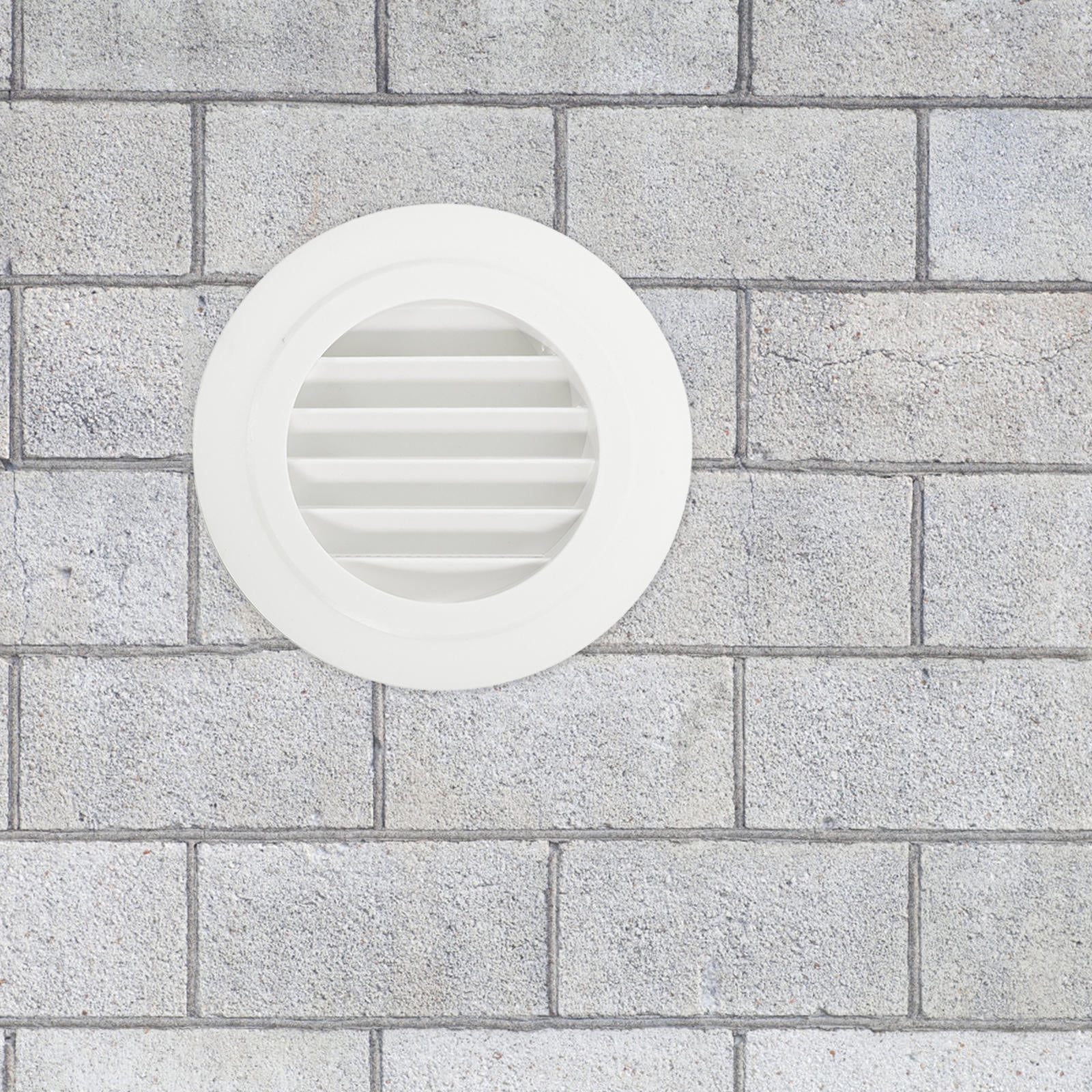 FONDOTIN 1 Set 5.5x5.5in White Round Air Vents for Bathroom and Kitchen ...