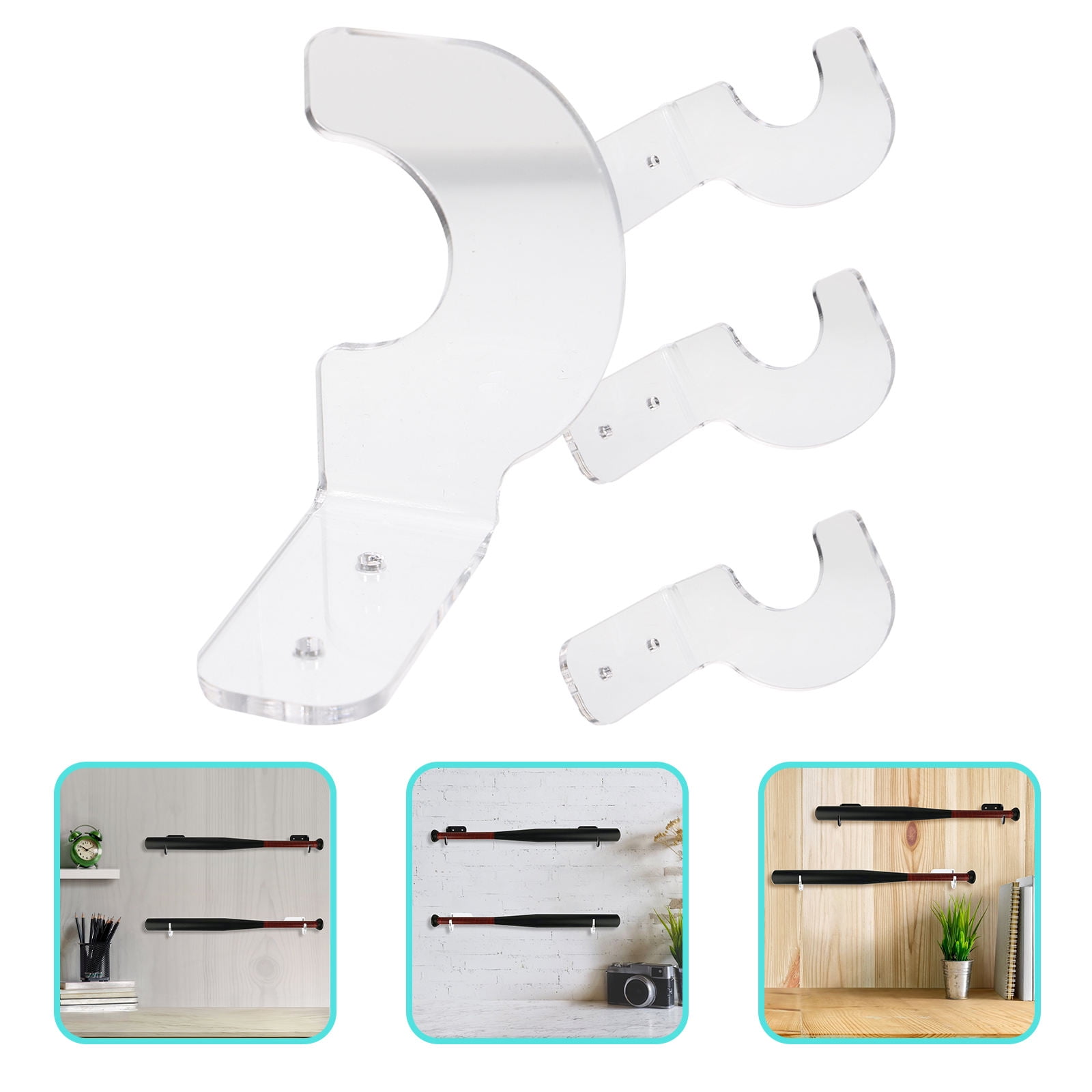 FONDOTIN 1 Set Baseball Bat Display Rack for Sports Enthusiasts and ...