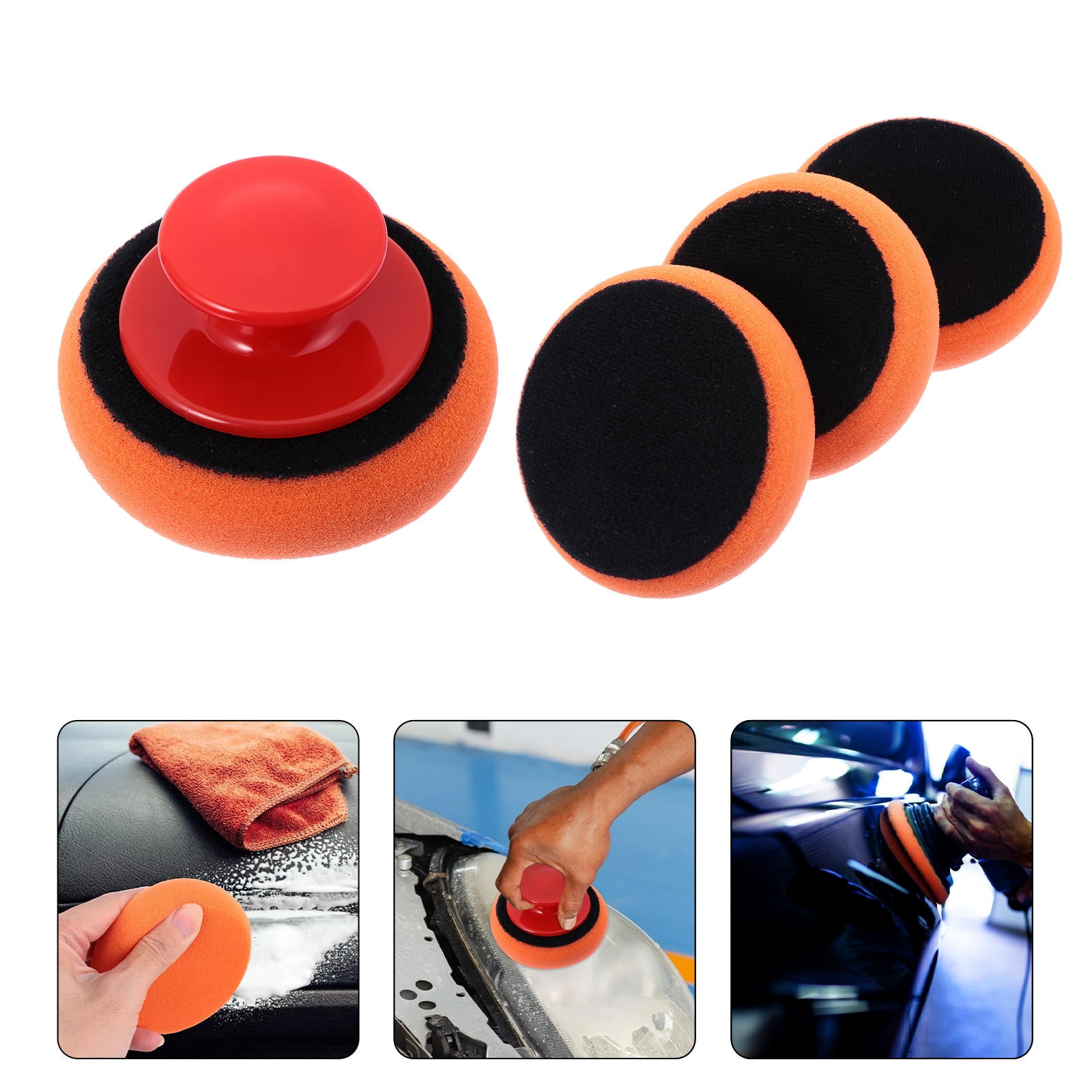 FONDOTIN 1 Set Brightness Improvement Sponge Pad Assorted Color Sponge ...