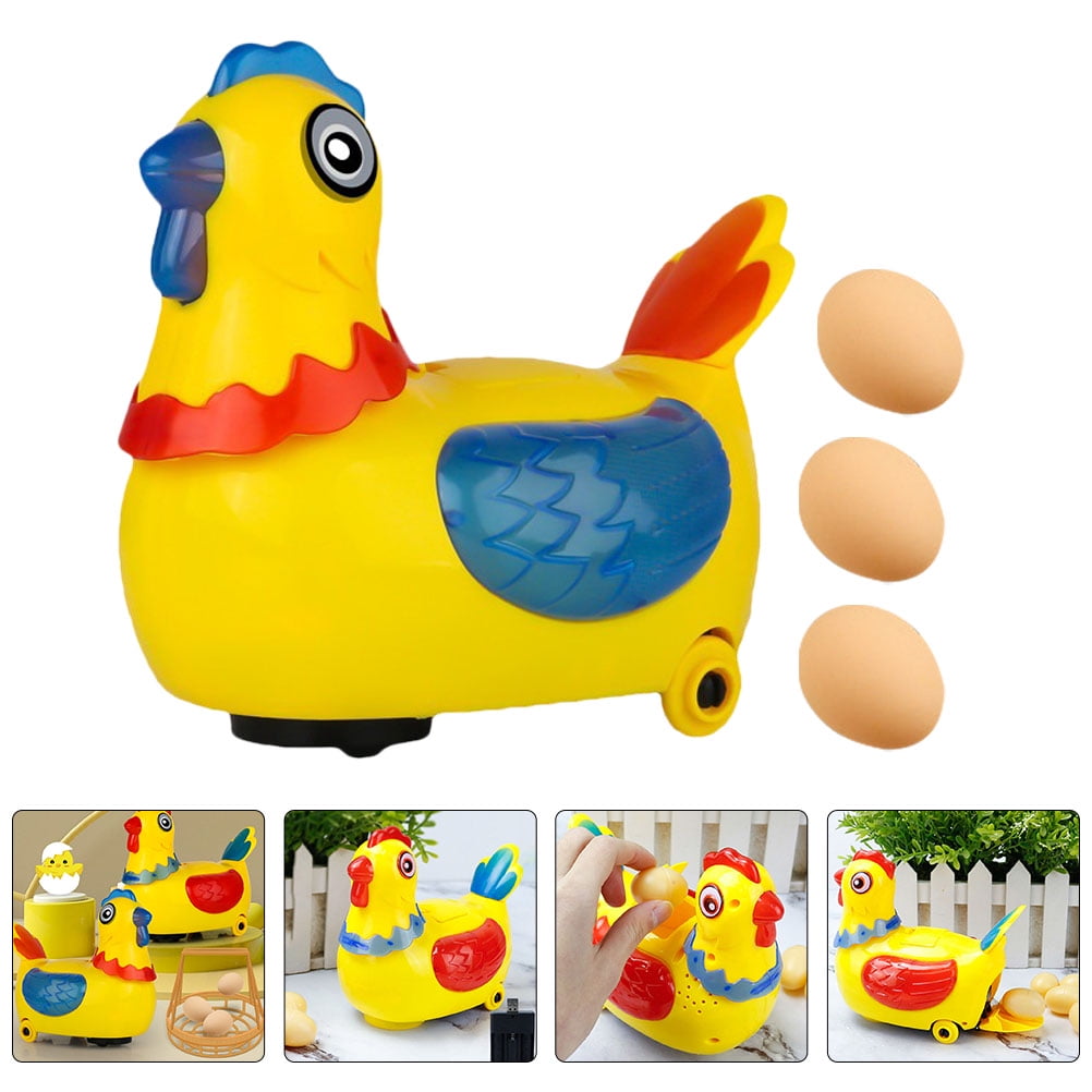 FONDOTIN 1 Set Electric Toy Hen Chicken Toy That Eggs For Kids Playtime ...