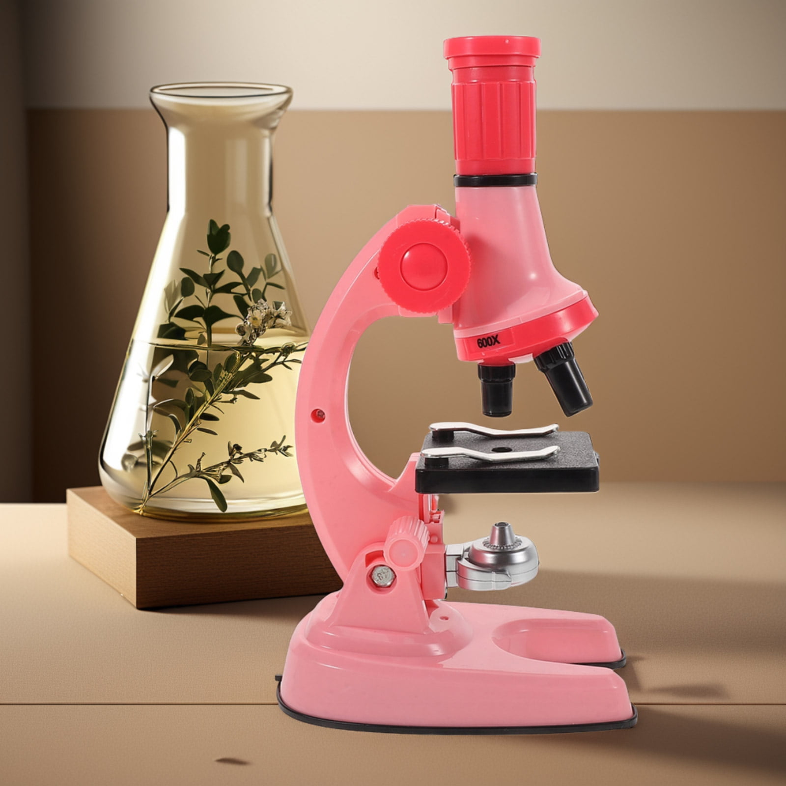 FONDOTIN 1 Set Kids Microscope Toy Set with Microscope Accessories Kit ...