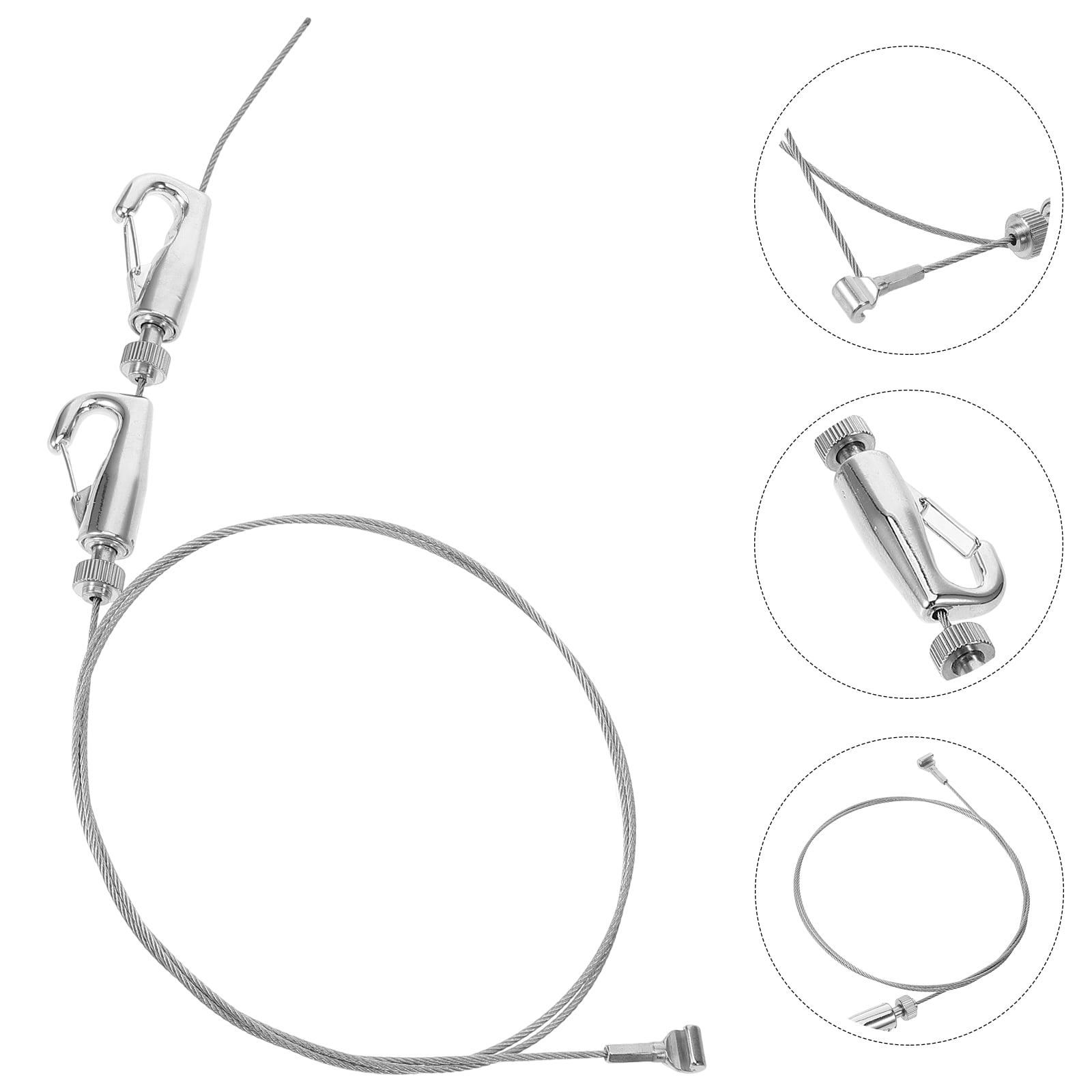 FONDOTIN 1 Set Picture Hanging Hook Wire Rope Hanger for Photo Frame ...