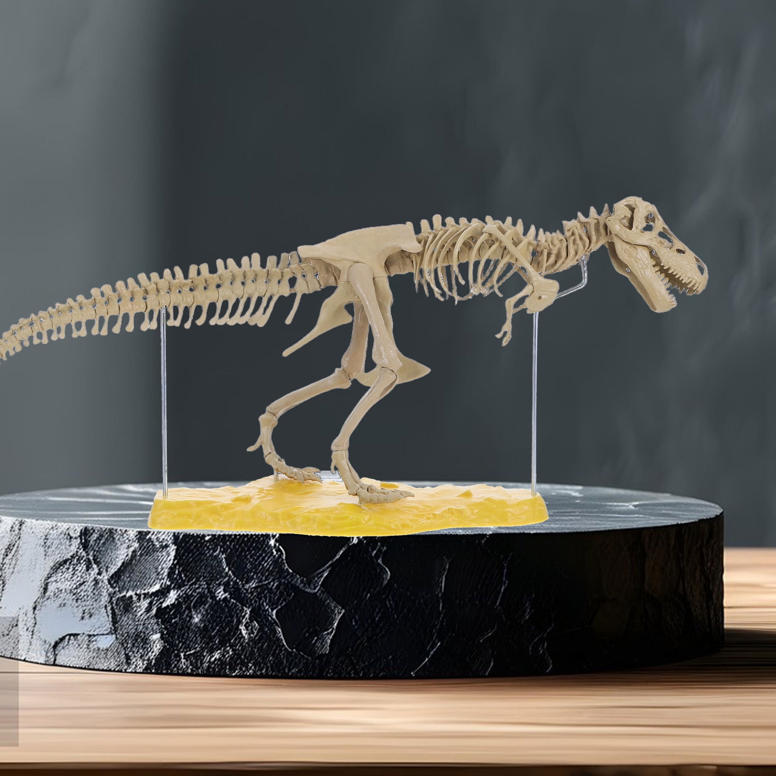 FONDOTIN 1 Set Realistic Dinosaur Skeleton Toy For Kids PVC Assembly ...