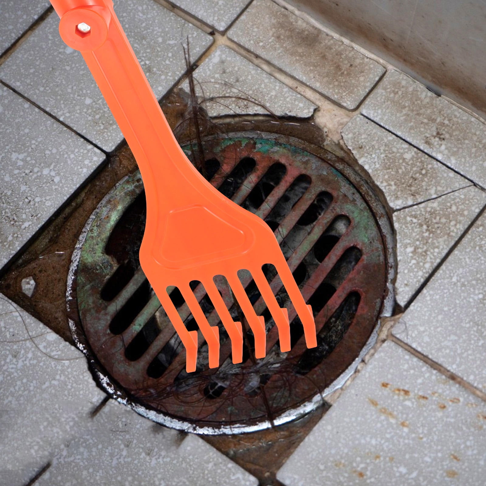 FONDOTIN 1 Set Roofing Cleaning Rake Bendable Head Cleaning Rake Gutter ...