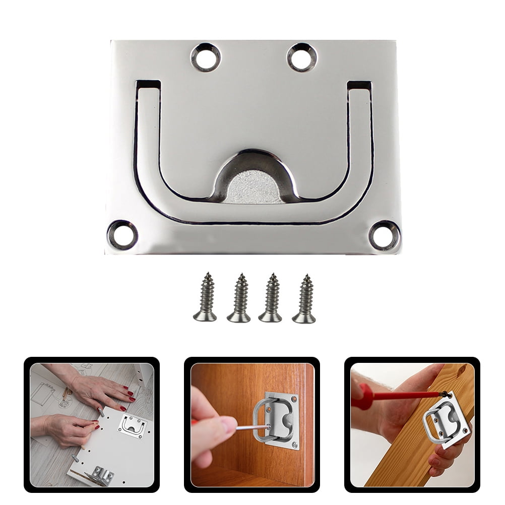 FONDOTIN 1 Set Stainless Steel Hatch Pull Deck Cover Handle Corrosion ...