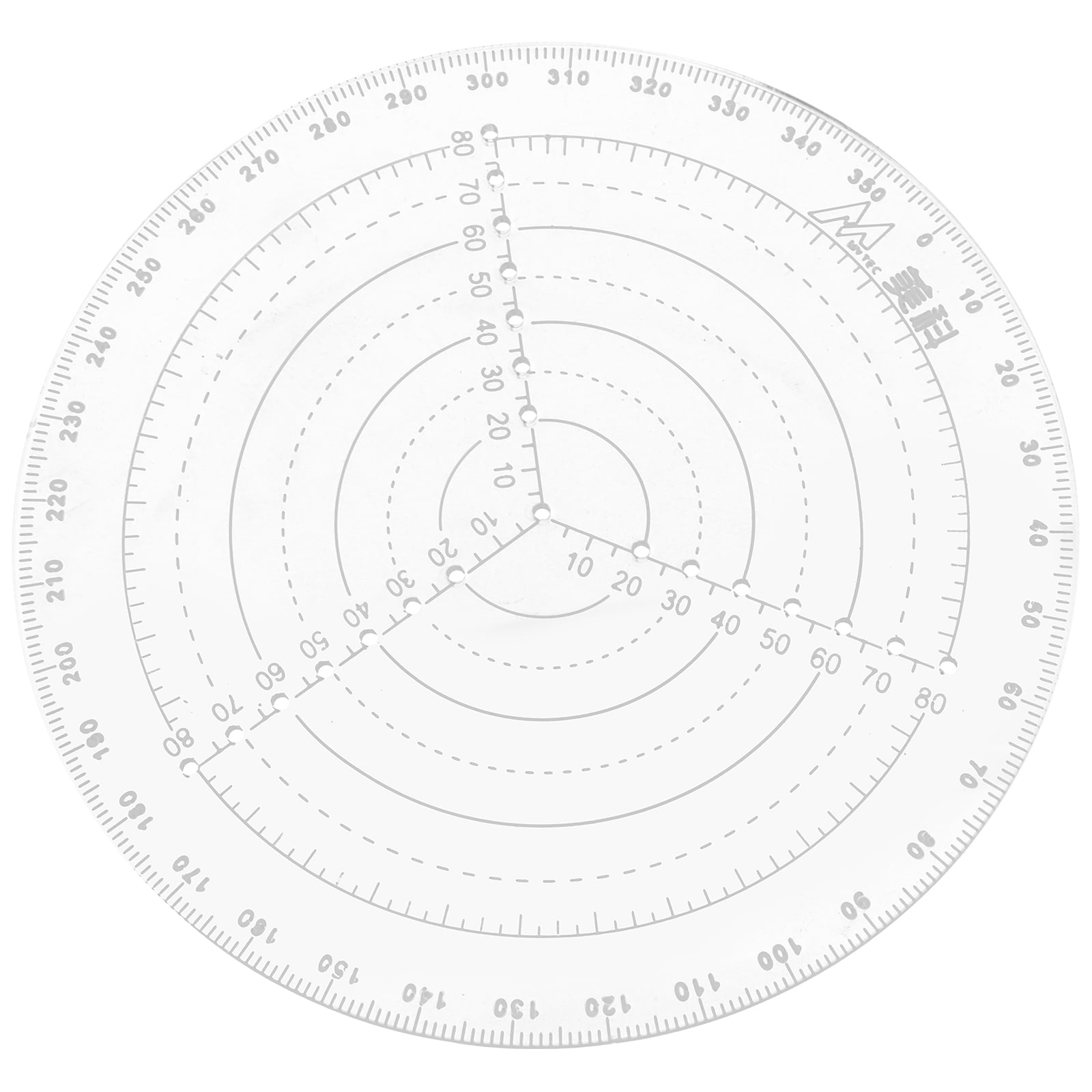 FONDOTIN 1 Set Wood Center Finding Tool Architecture Stencil Template ...