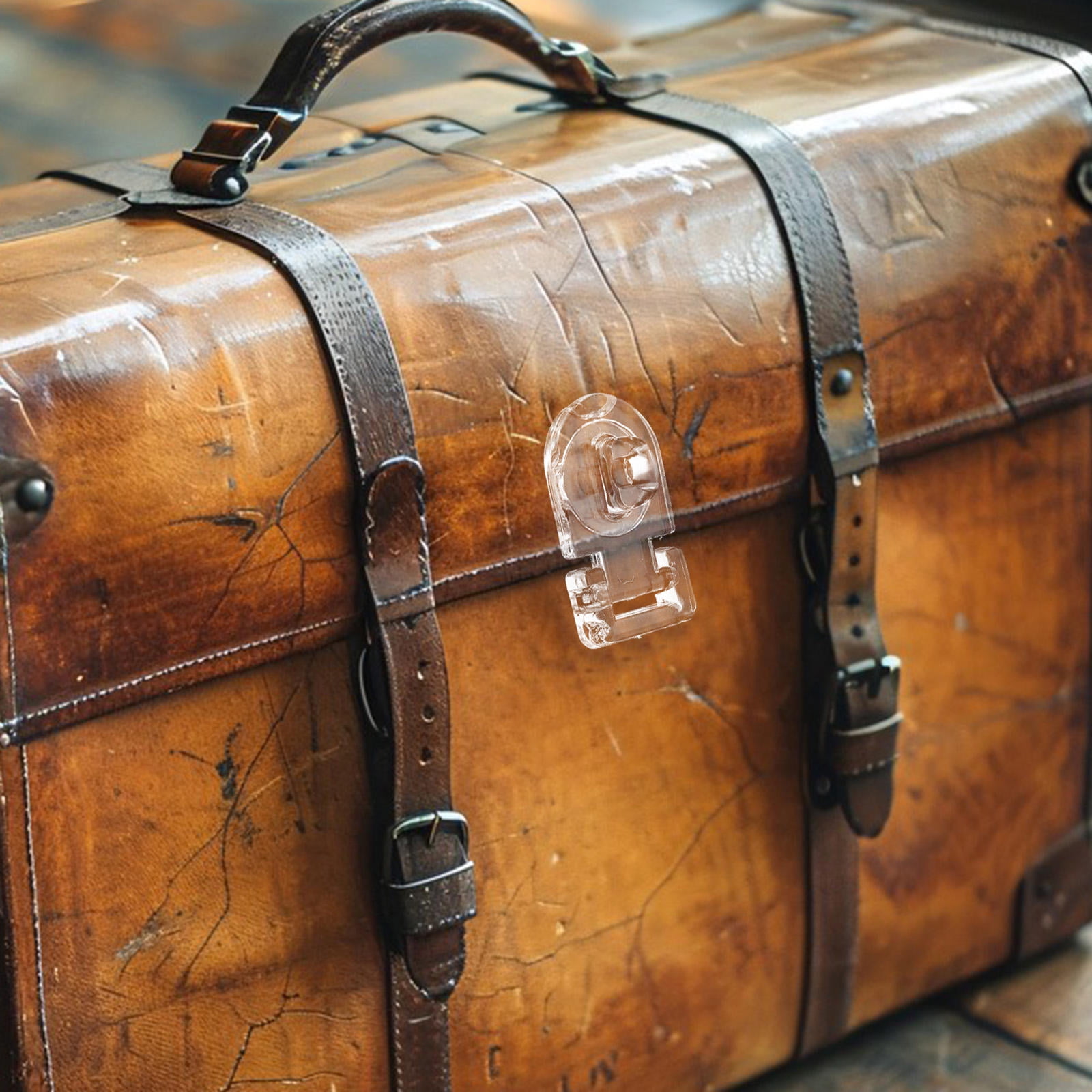 FONDOTIN 10 Sets Mini Acrylic Hinge Locks Clear Latch Hasp Acrylic ...