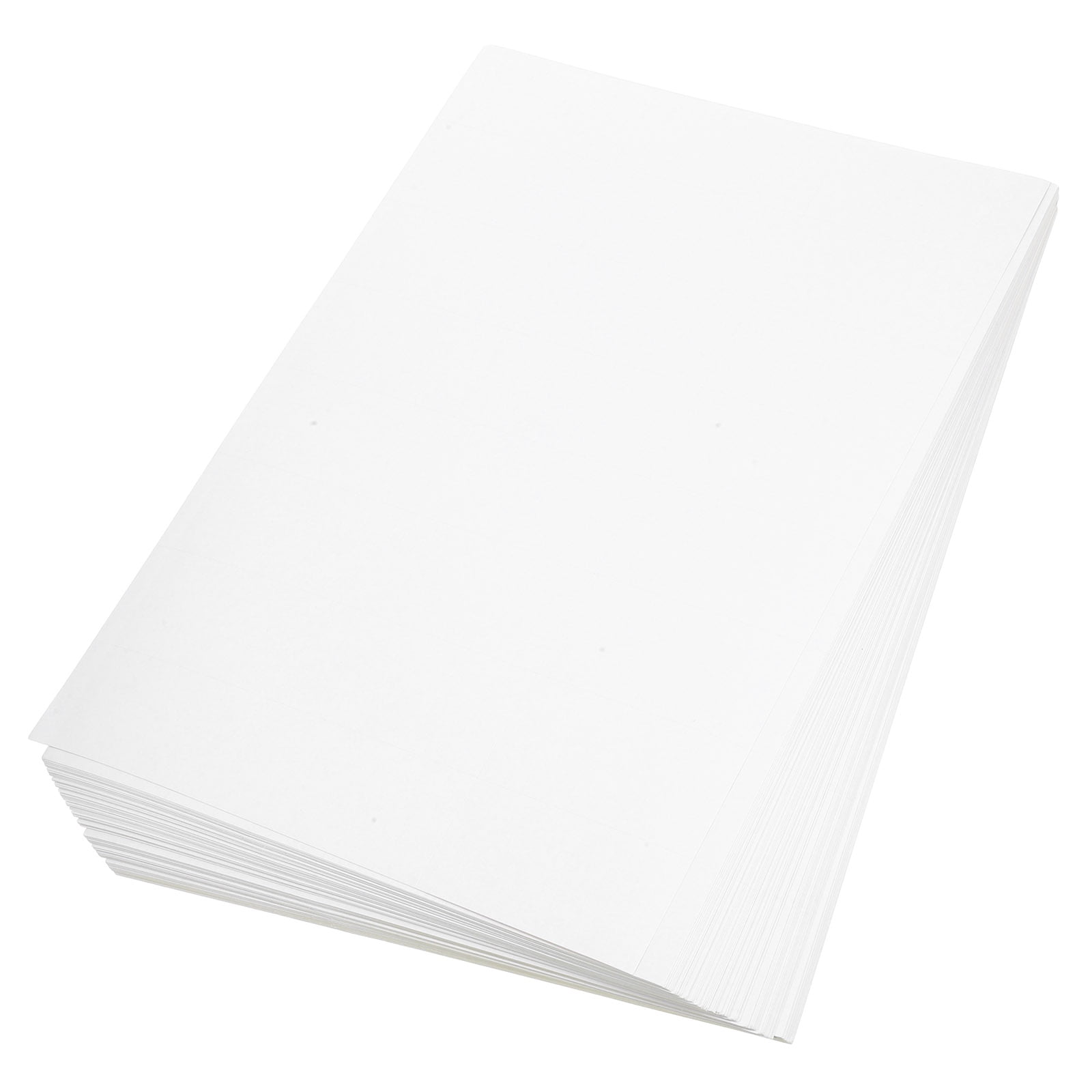 FONDOTIN 100 Sheets Blank Sticky Labels White Paper Smooth Texture for ...