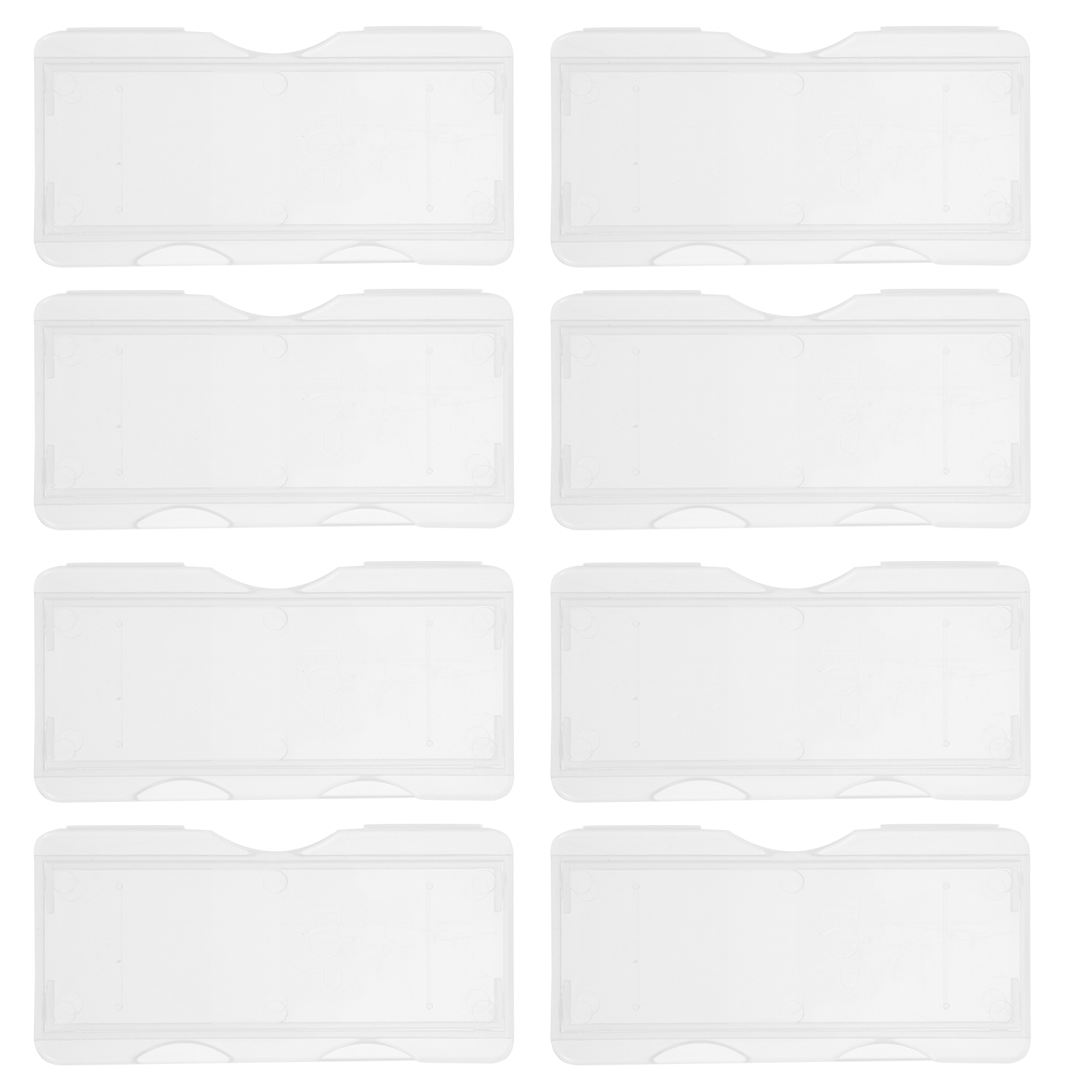 FONDOTIN 100Pack Plastic Slide Boxes Assorted Color Slide Storage Safe ...