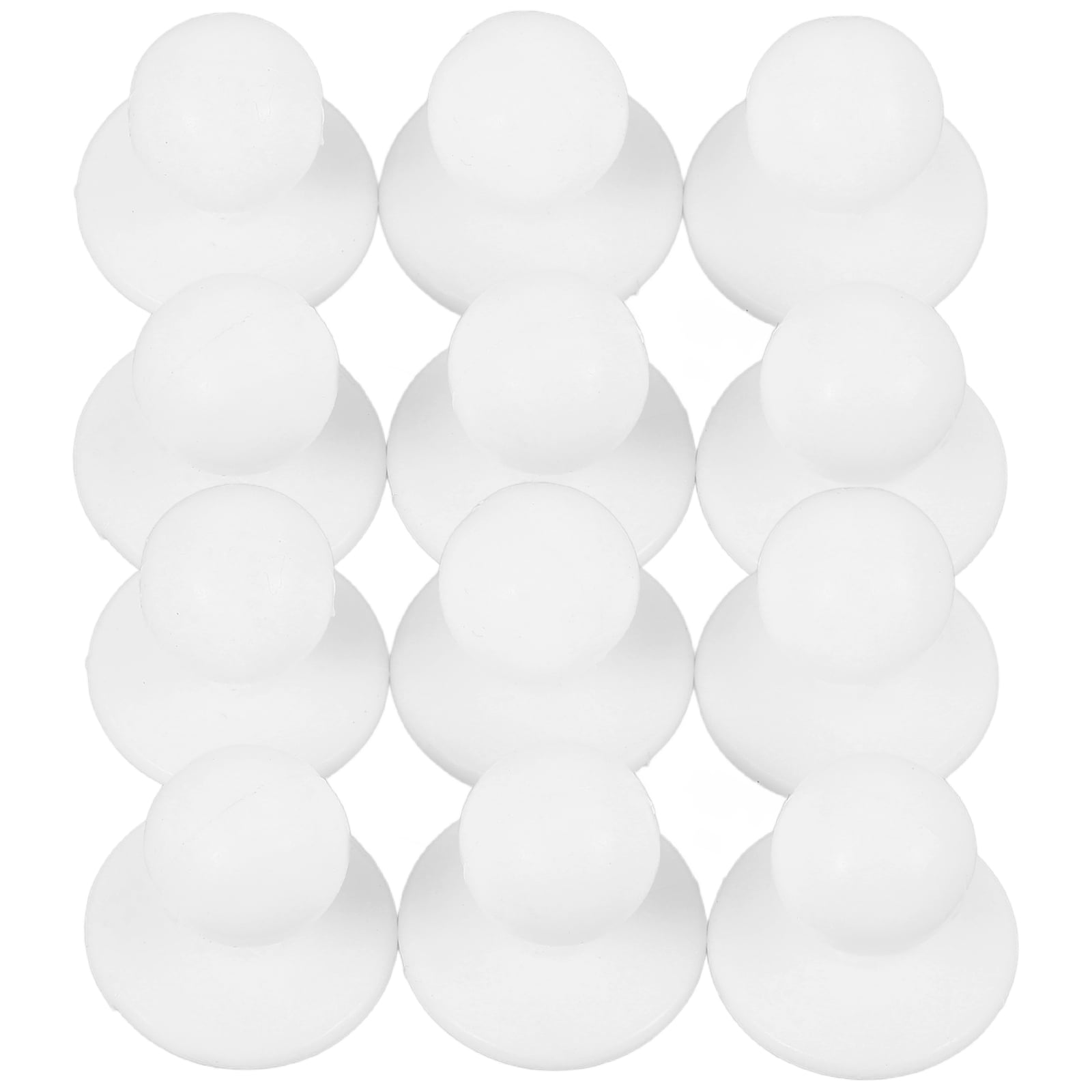 FONDOTIN Clothes Buttons for Clothing White Nylon for Chefs 100Pcs ...