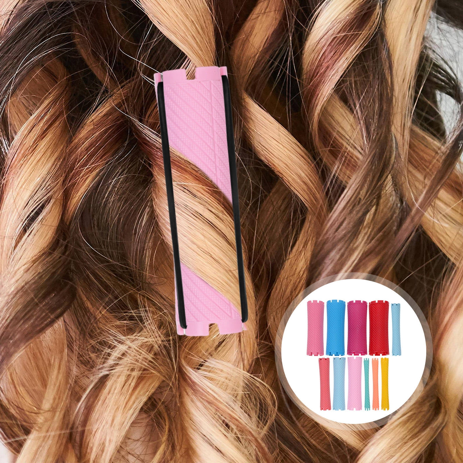 FONDOTIN 100Pcs Perm Rods For Long Hair Assorted Shape For Salon And ...