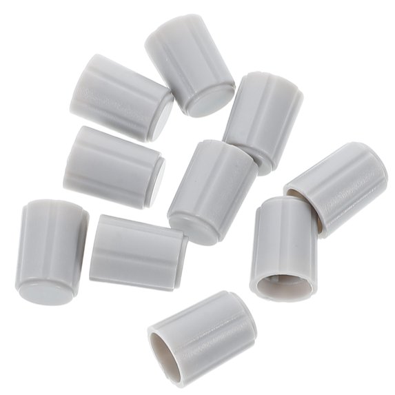 FONDOTIN 10Pcs Grey Plastic Bass Guitar Knobs For Tone Adjustment And ...