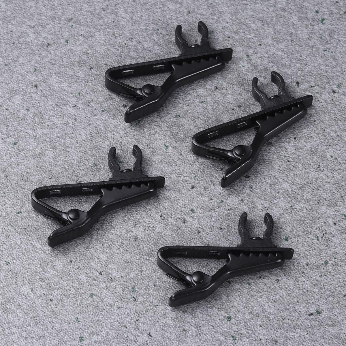 FONDOTIN 10Pcs Iron Voice Recording Mini Microphone Clip for Online ...
