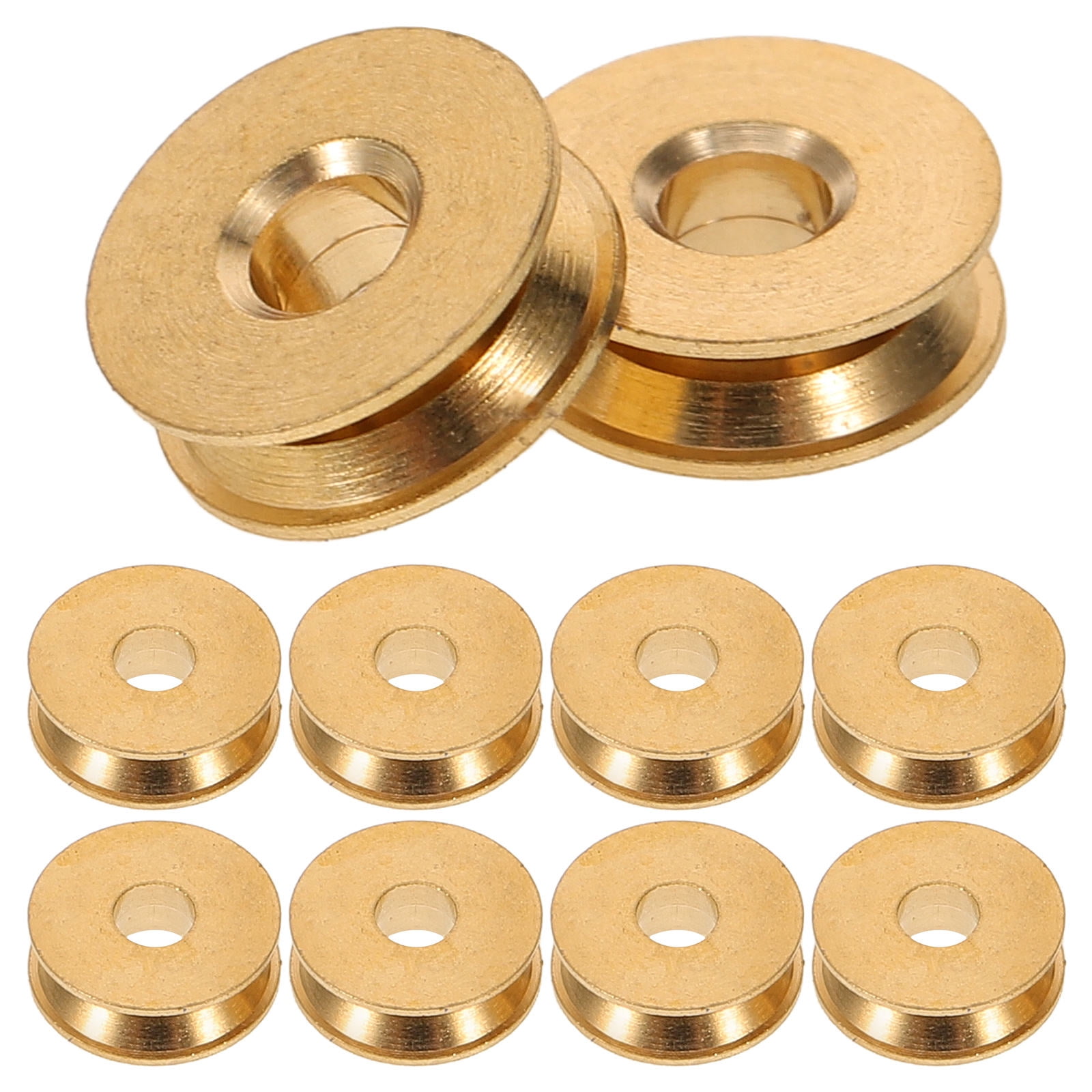FONDOTIN 10Pcs Precise Processing Technology Tape Deck Pulley for Noise ...