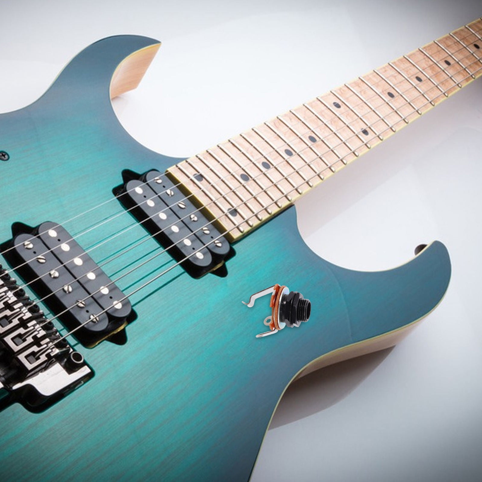 FONDOTIN 10Set Guitar Jack Socket for Electric Guitar Use Iron Copper ...