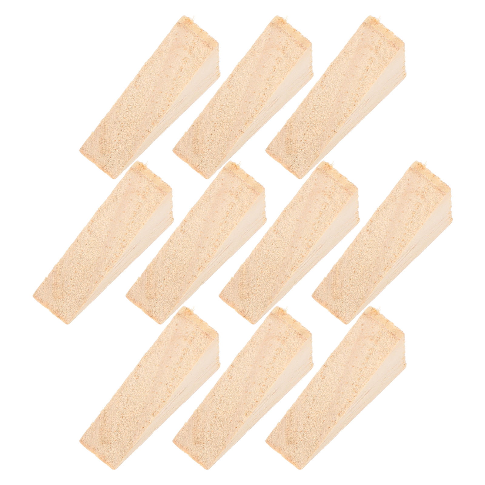 FONDOTIN 10pcs Replacement Door Stop Stopper Wedges Solid Wood Non-Slip ...