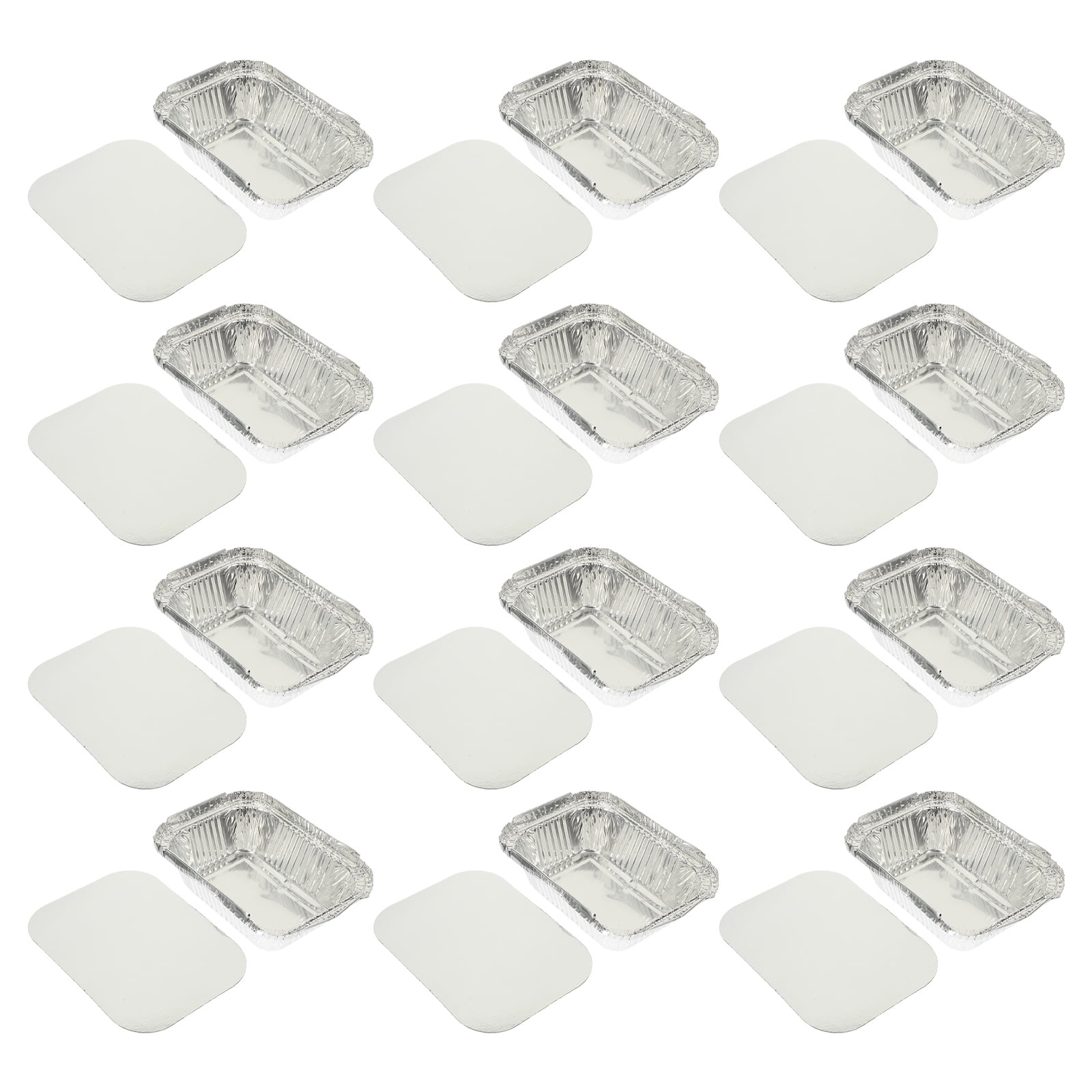 FONDOTIN 125Pcs Tinfoil Containers Cold Resistant Household Food Box ...