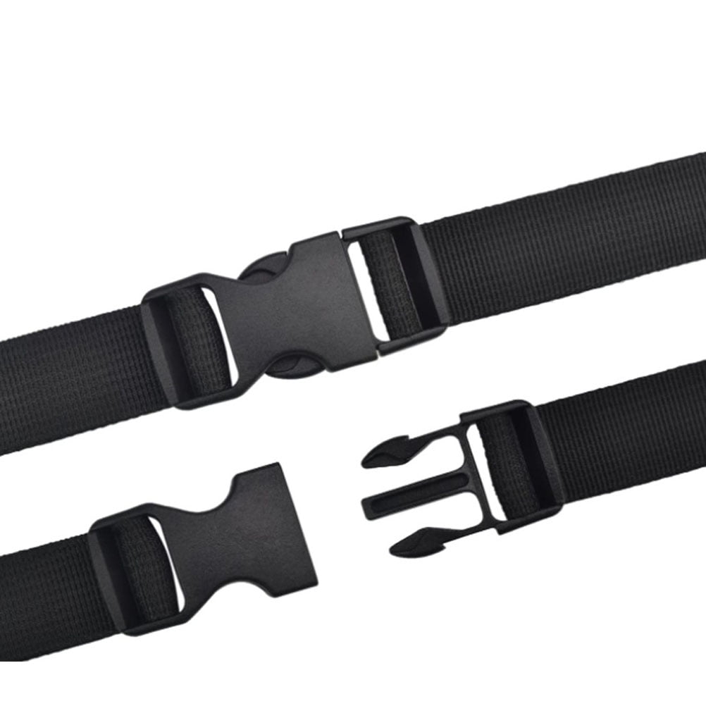 FONDOTIN 12Pcs Black Plastic Buckles for Belts with Stable Firm Quick ...