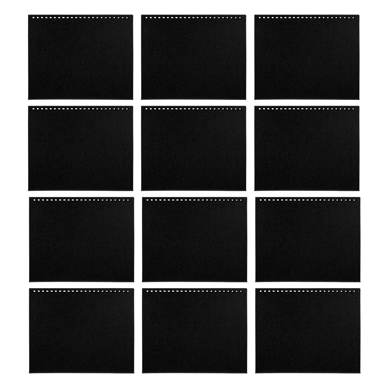 FONDOTIN 12Pcs Black Desk Calendar Shelf DIY Base Iridescent Paper ...