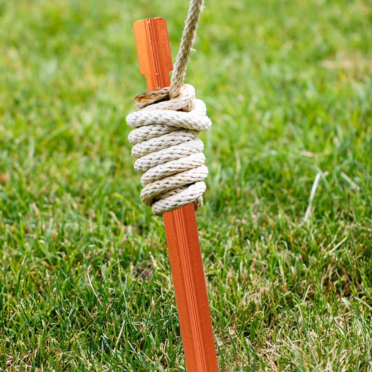 FONDOTIN 12Pcs Metal Tent Pegs or Tent Stakes for Enhanced Stability in ...