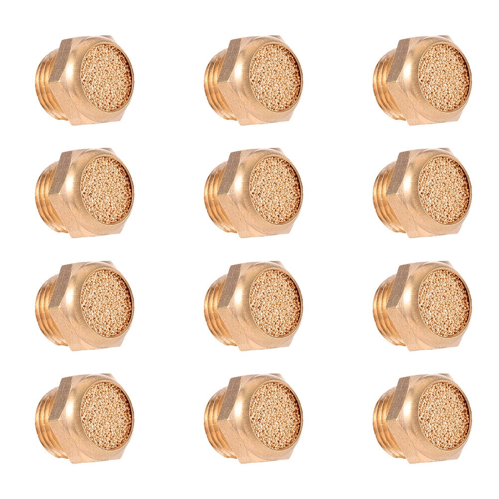 FONDOTIN Copper Air Valve Muffler Assorted Color 12pcs - Walmart.com
