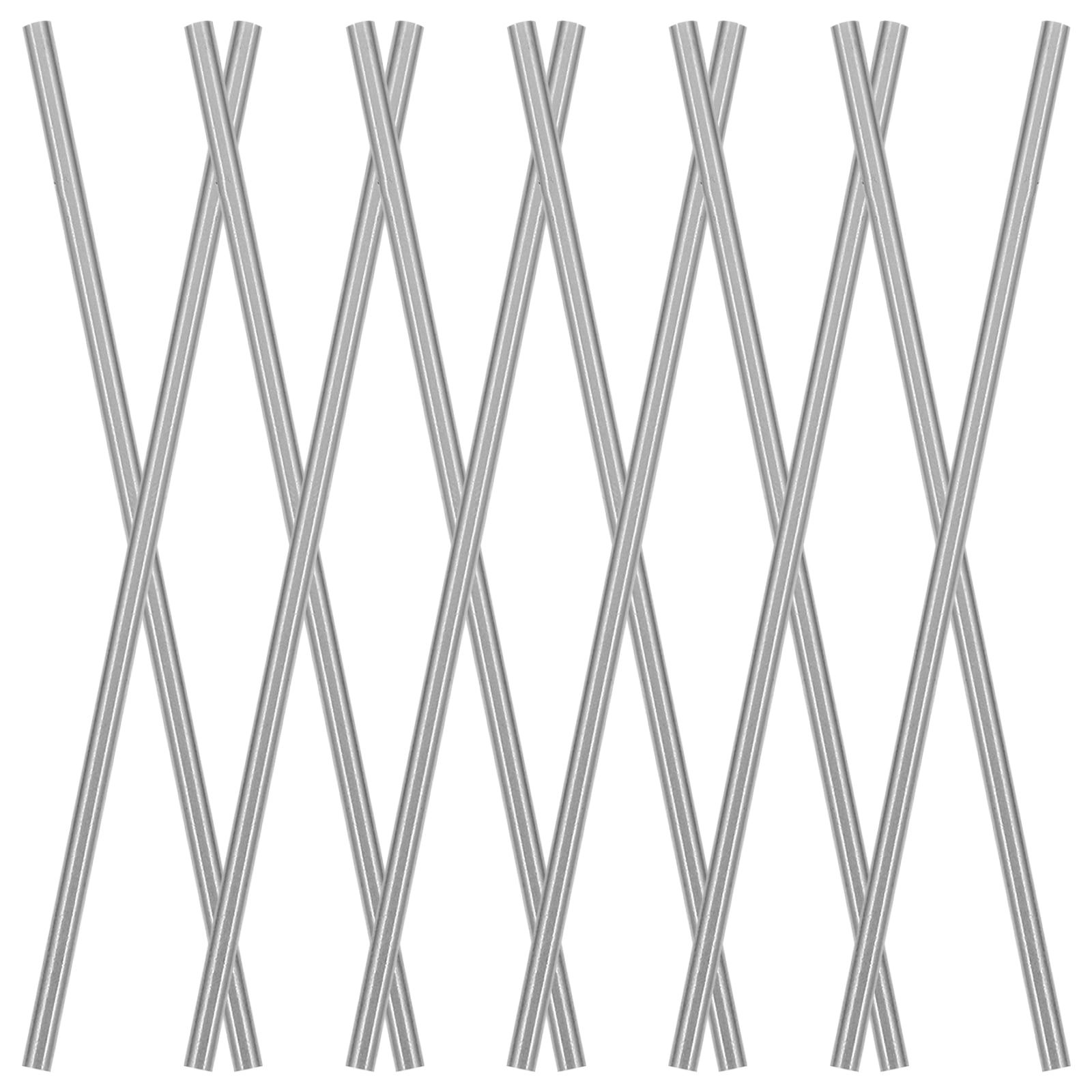 FONDOTIN 12Pcs Silver Stainless Steel Rod Shape Blocking Pins for Hole ...