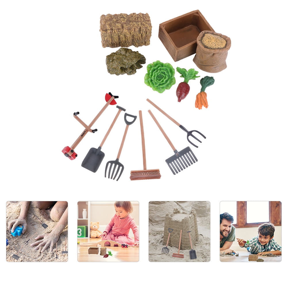 FONDOTIN 13Pcs Farm Play Set Realistic Reproduction for Collectors Wild ...