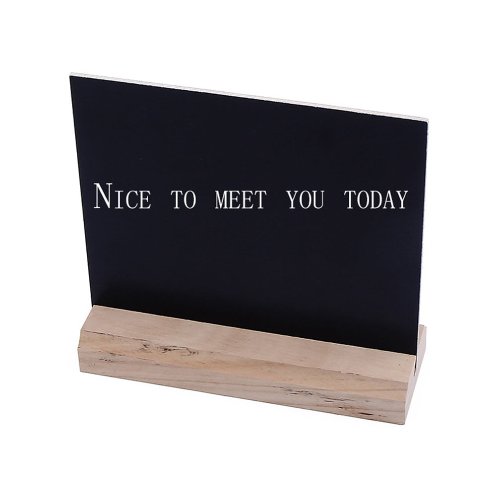FONDOTIN 14Pcs Wood Message Board for Special Event Decor Place Setting ...