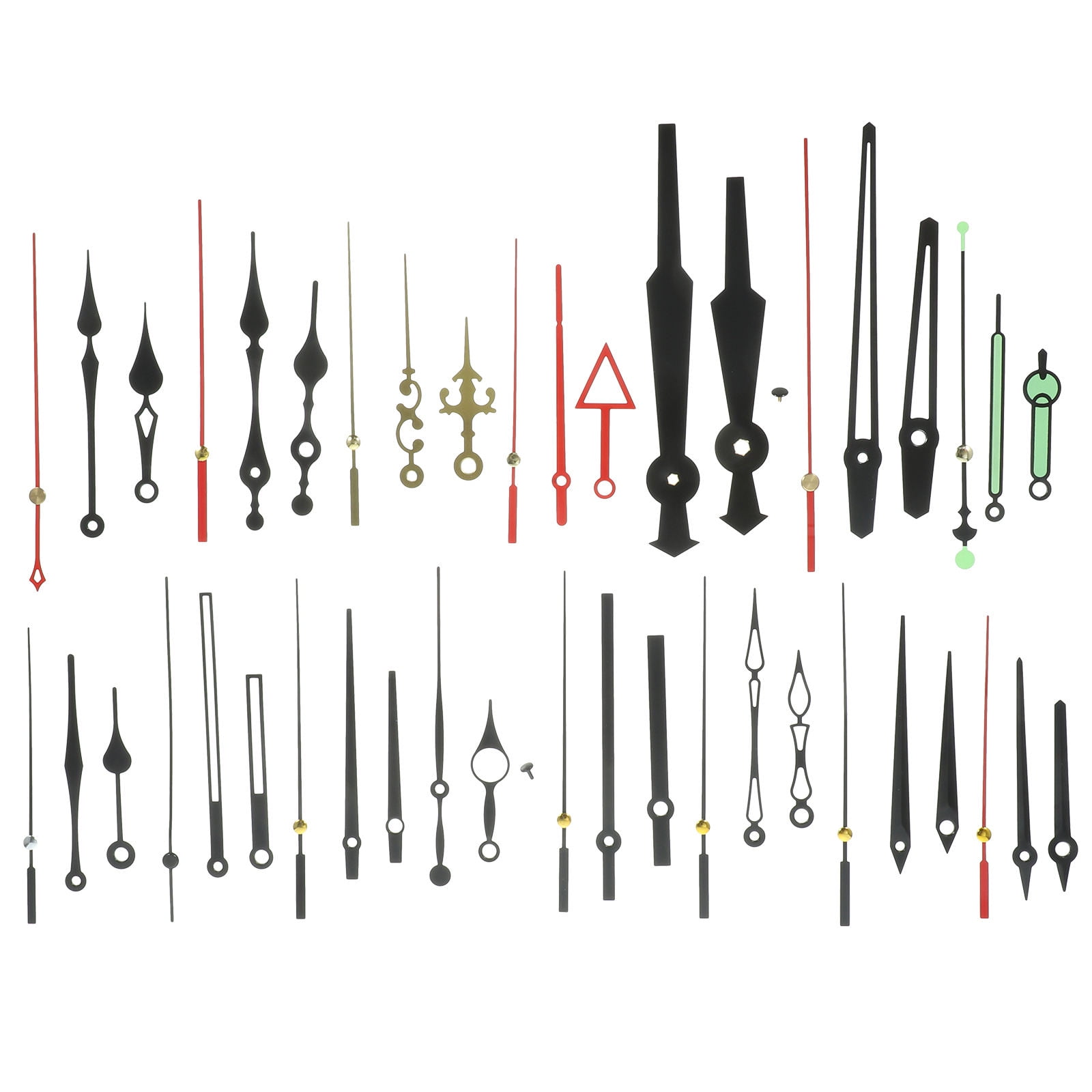 FONDOTIN 15 Sets Diy Clock Hands Assortment Durable Clock Projects ...