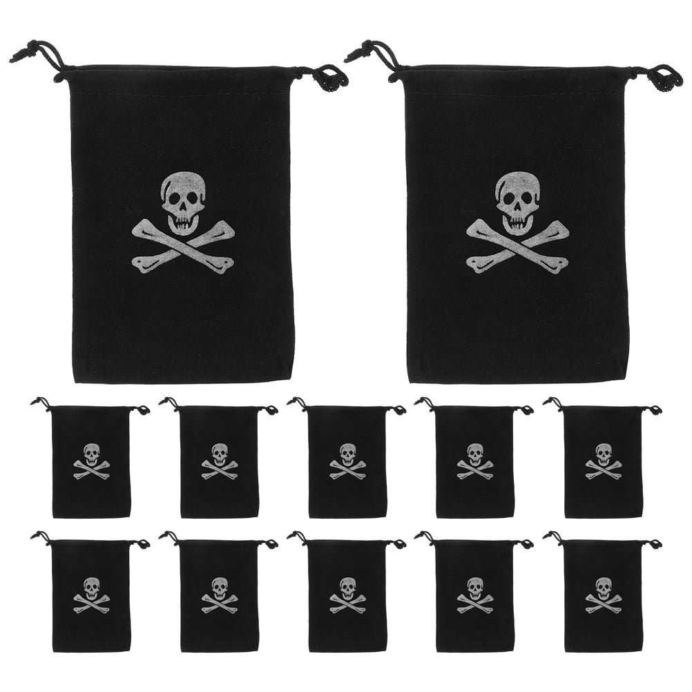 FONDOTIN 16Set Pirate Treasure Pouch Decorative Bags For Children And ...