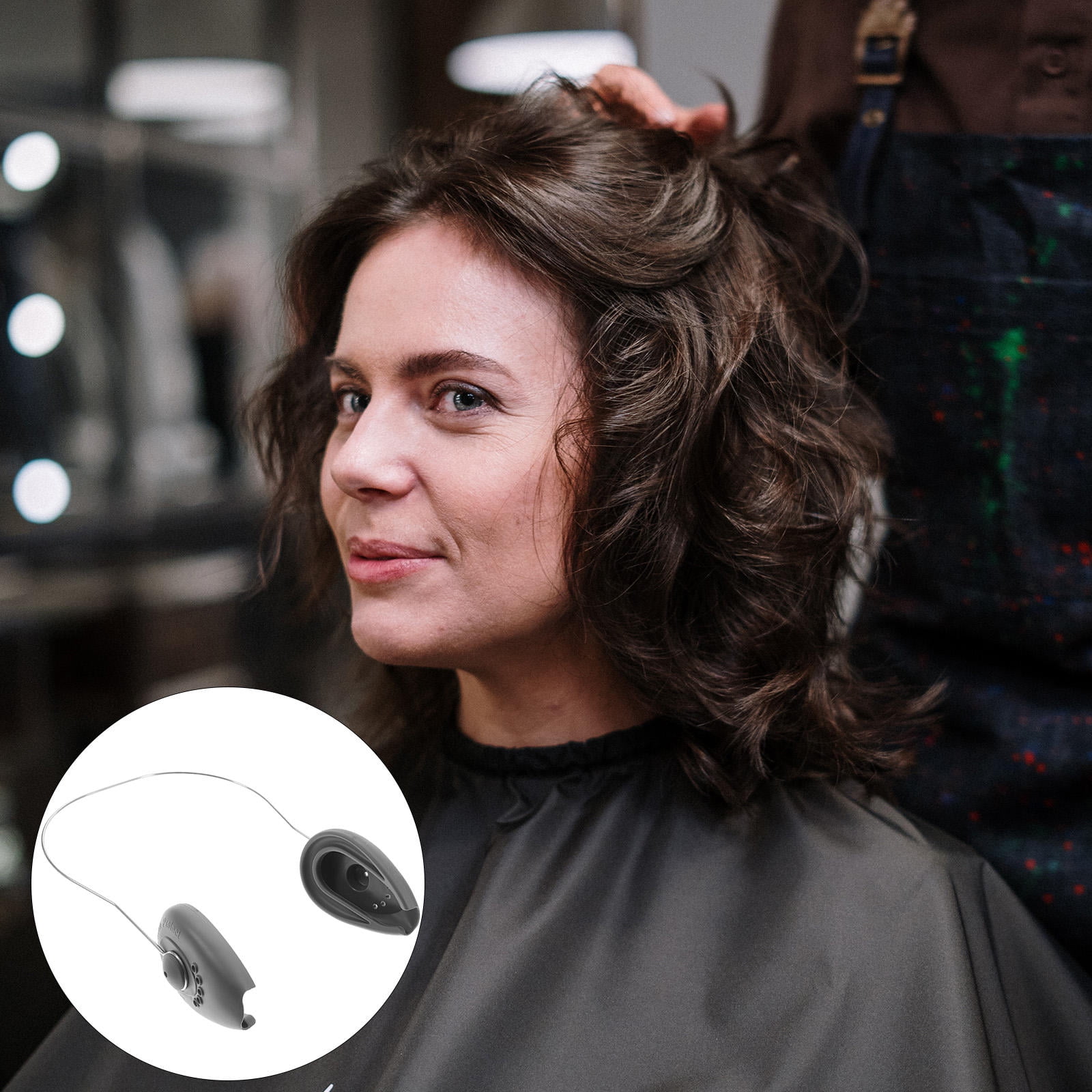 FONDOTIN 1Pack Ear Cover for Hair Dyeing Black Silicone and Metal Made ...