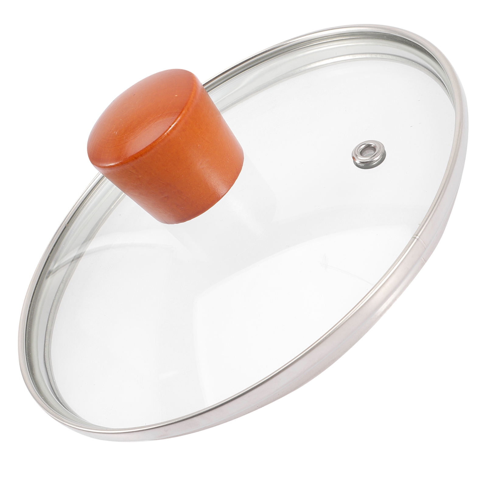 FONDOTIN Glass Cookware Lid Glass Transparent 1Pack 6.7X6.7X2.4In ...