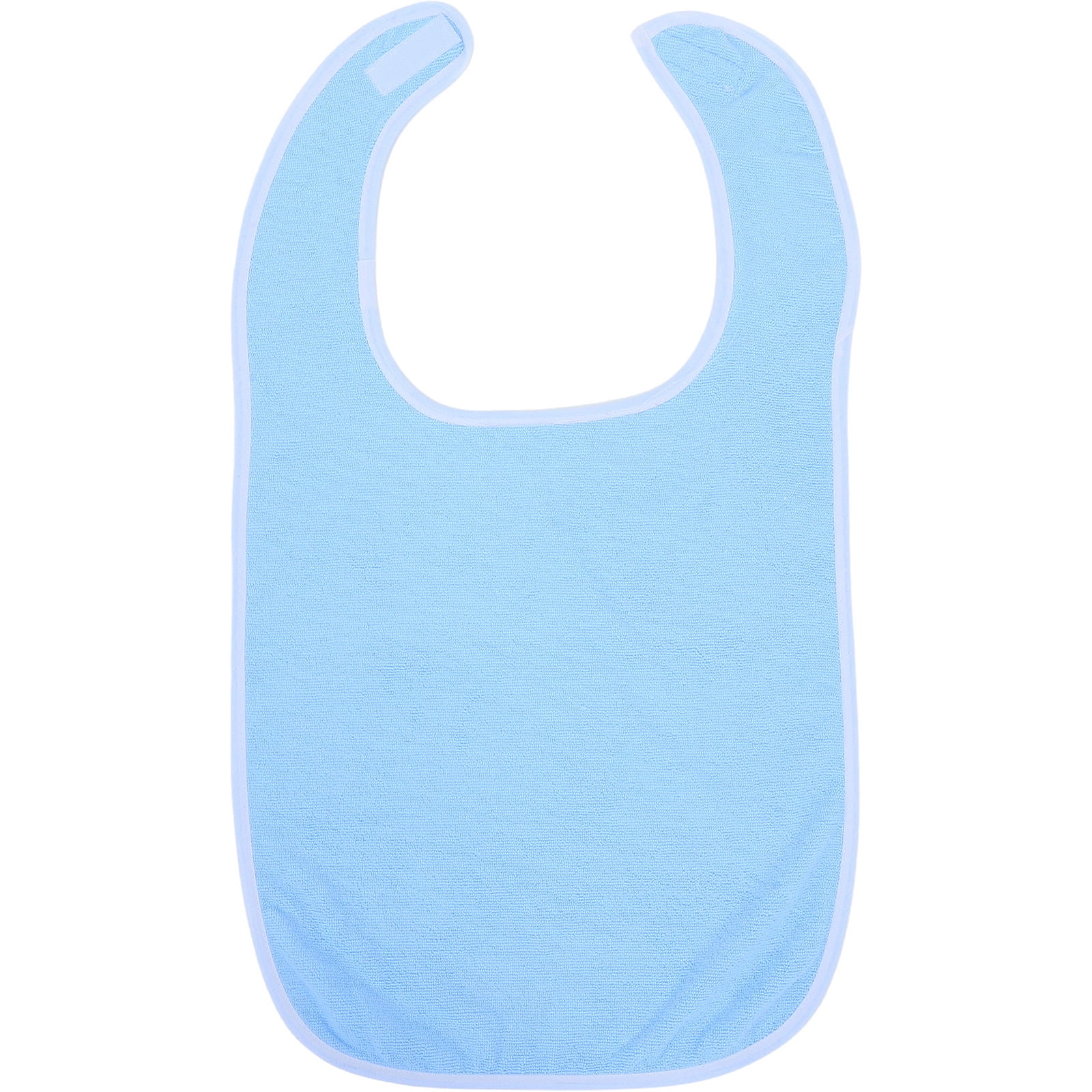 FONDOTIN 1Pack Sky-Blue Face Washing Bibs for Seniors 11.8X18In ...