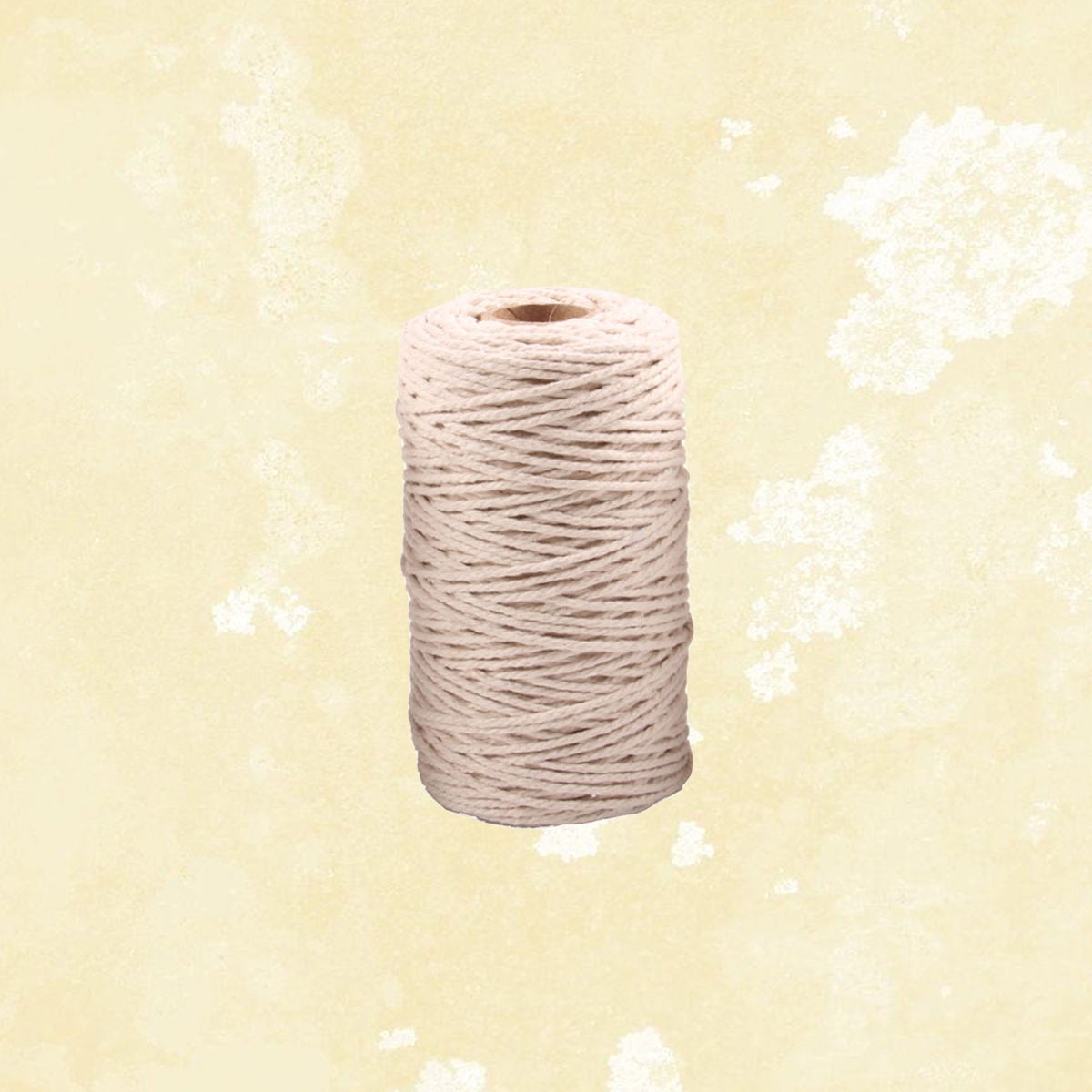 FONDOTIN 1Pcs Cylindrical Cotton Ropes for Bouquet Wrapping 100M 2mm ...