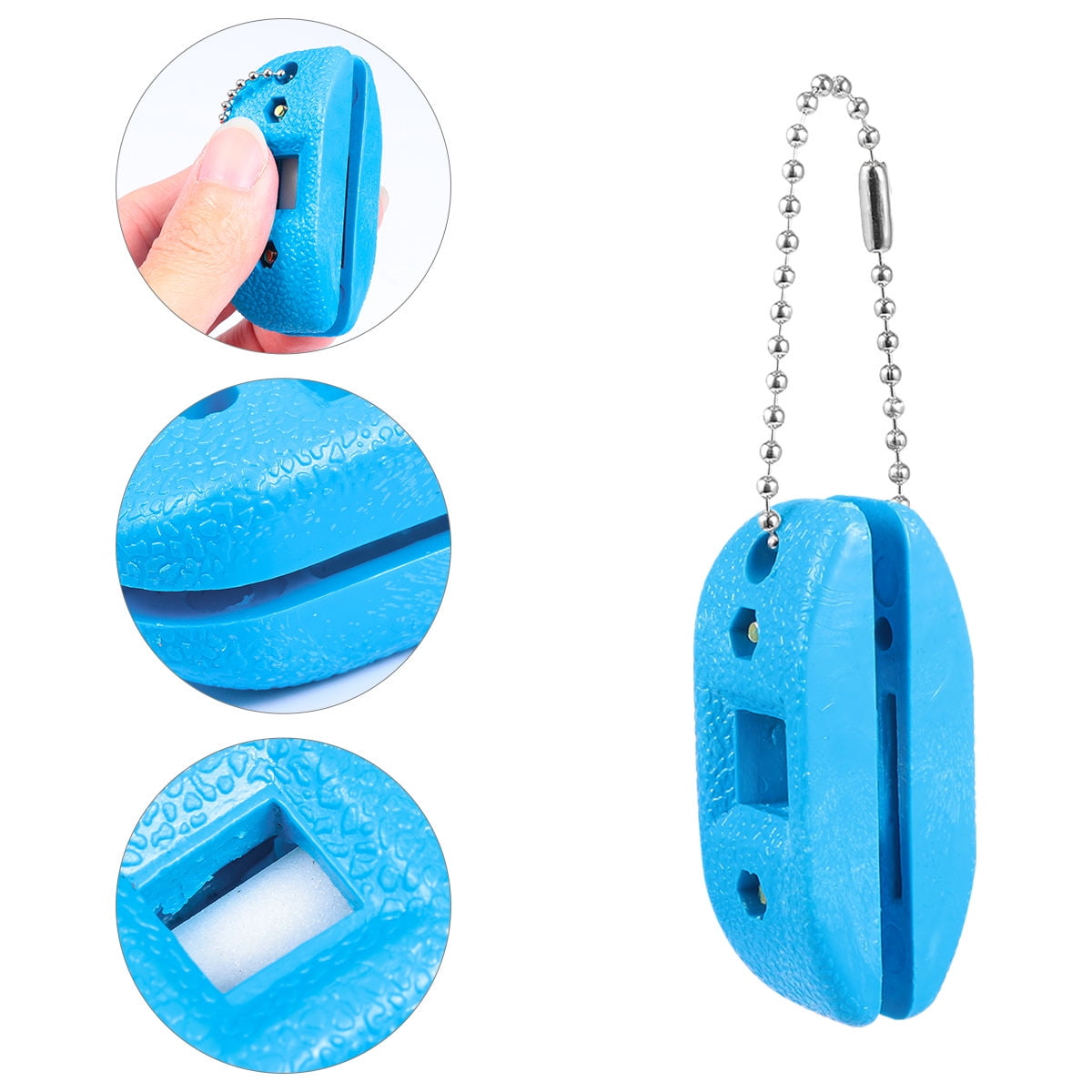 FONDOTIN 1Pcs Ice Skate Sharpener Portable Plastic Rectangular Blade ...