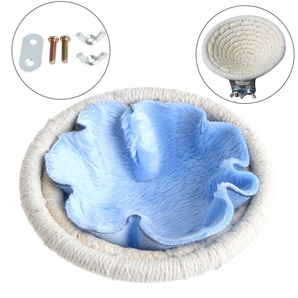 FONDOTIN 1Pcs Nest-Shaped Weaving Case Cotton Rope For Small Parrots ...