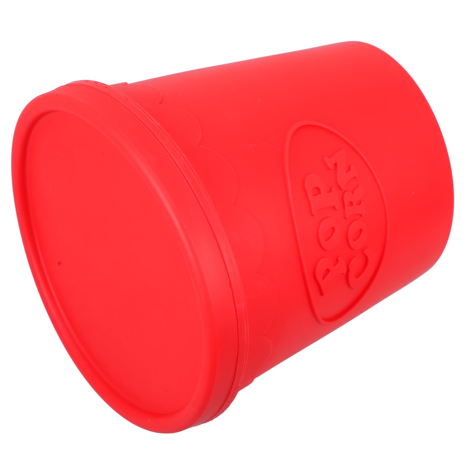 FONDOTIN 1Pcs Red Silicone Popcorn Box Reusable for Snack Storage and ...