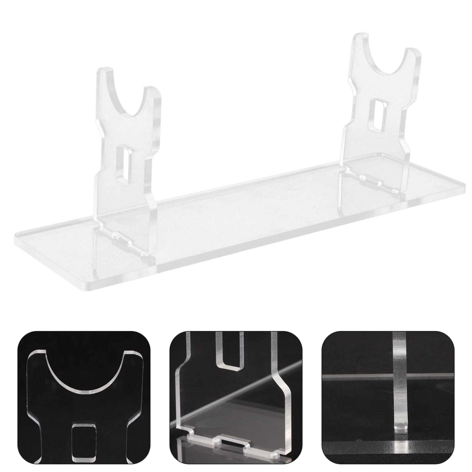 FONDOTIN Wall Mount Sword Holder Acrylic Sword Stand Transparent 1Pcs ...
